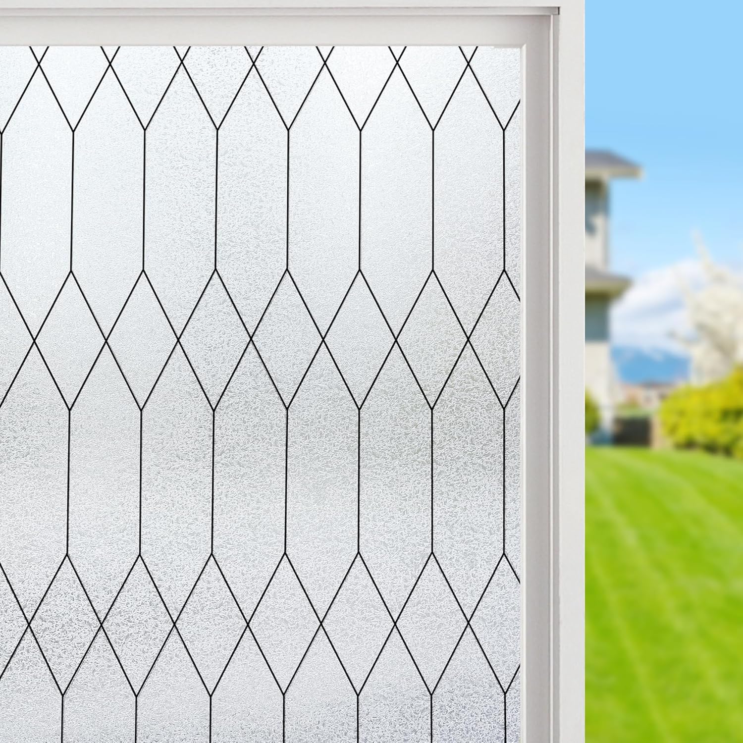 Amazon.com: Mangobox Moroccan Window Privacy Film Static Cling Prism ...