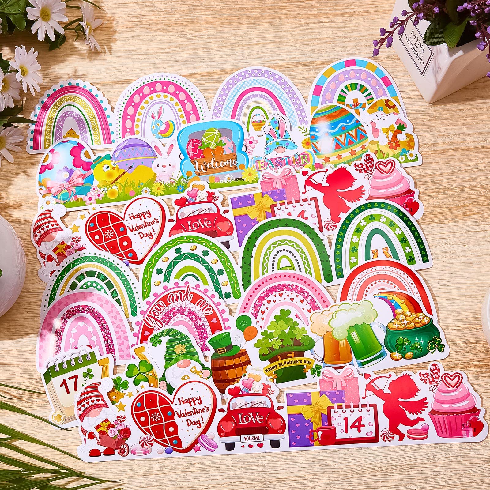 Snapklik.com : 72 Pieces Bulletin Board Borders Valentines Day St ...
