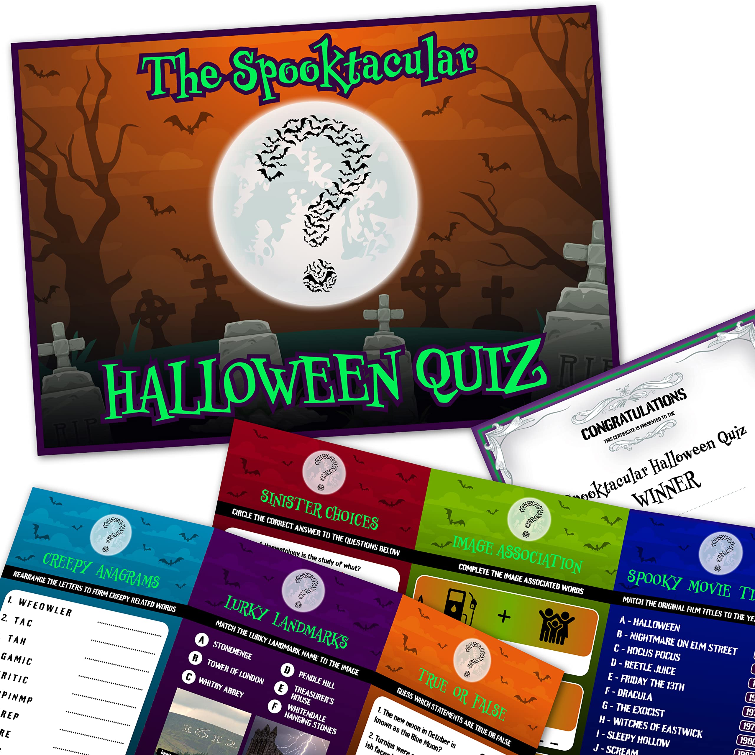 UKPG Halloween Party Game | THE SPOOKTACULAR HALLOWEEN QUIZ | 20 Player ...
