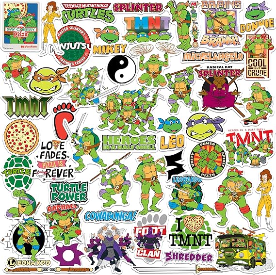Amazon.com: Teenage Mutant Ninja Turtles TMNT Variety Mix 50ct Vinyl ...