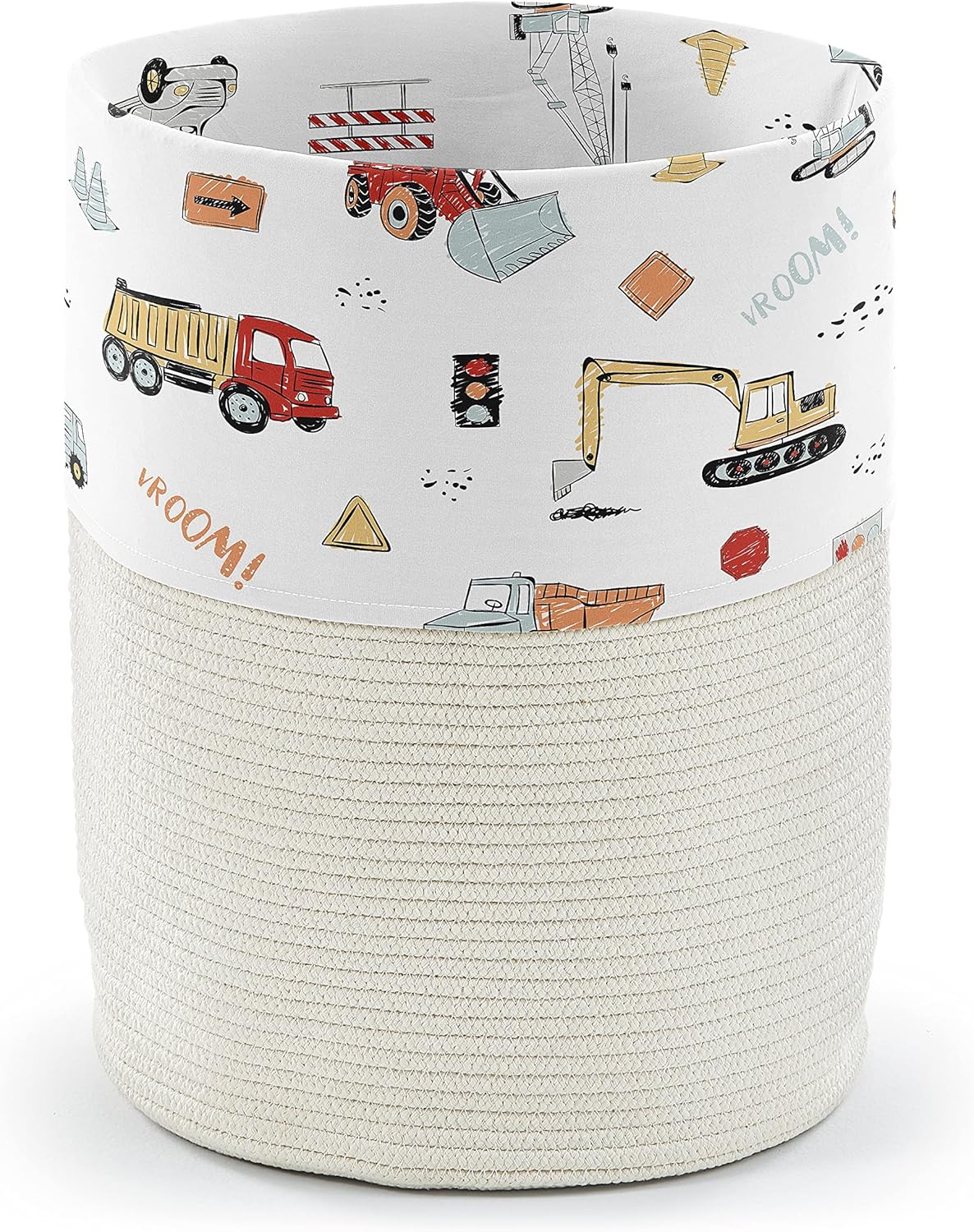 Amazon.com: Sweet Jojo Designs Red Blue Construction Truck Boy Woven ...