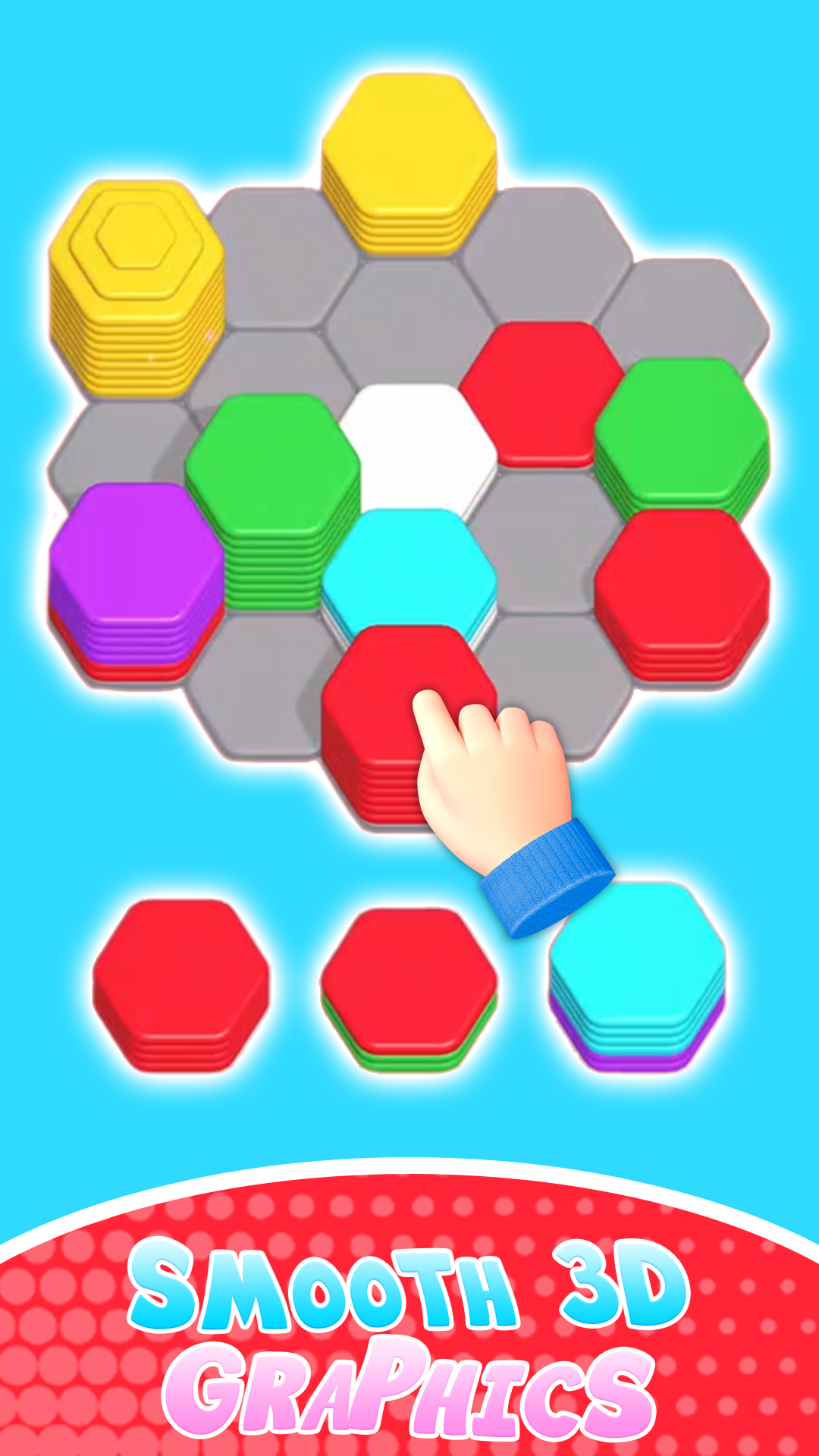Hexagon Puzzle - Color Stack - App on Amazon Appstore