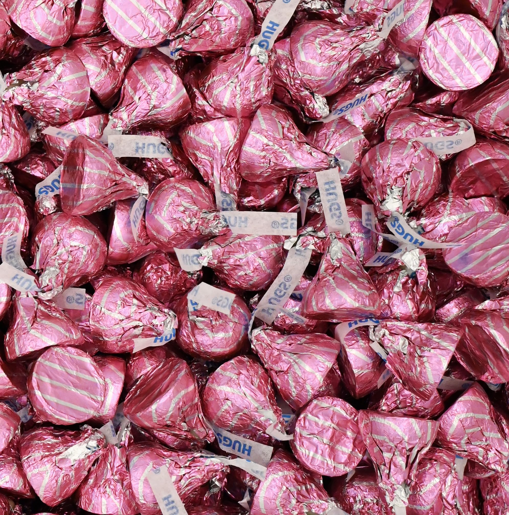 Amazon.com: Pink Hugs Milk Chocolate Hugged by White Creme Candy, 1 ...