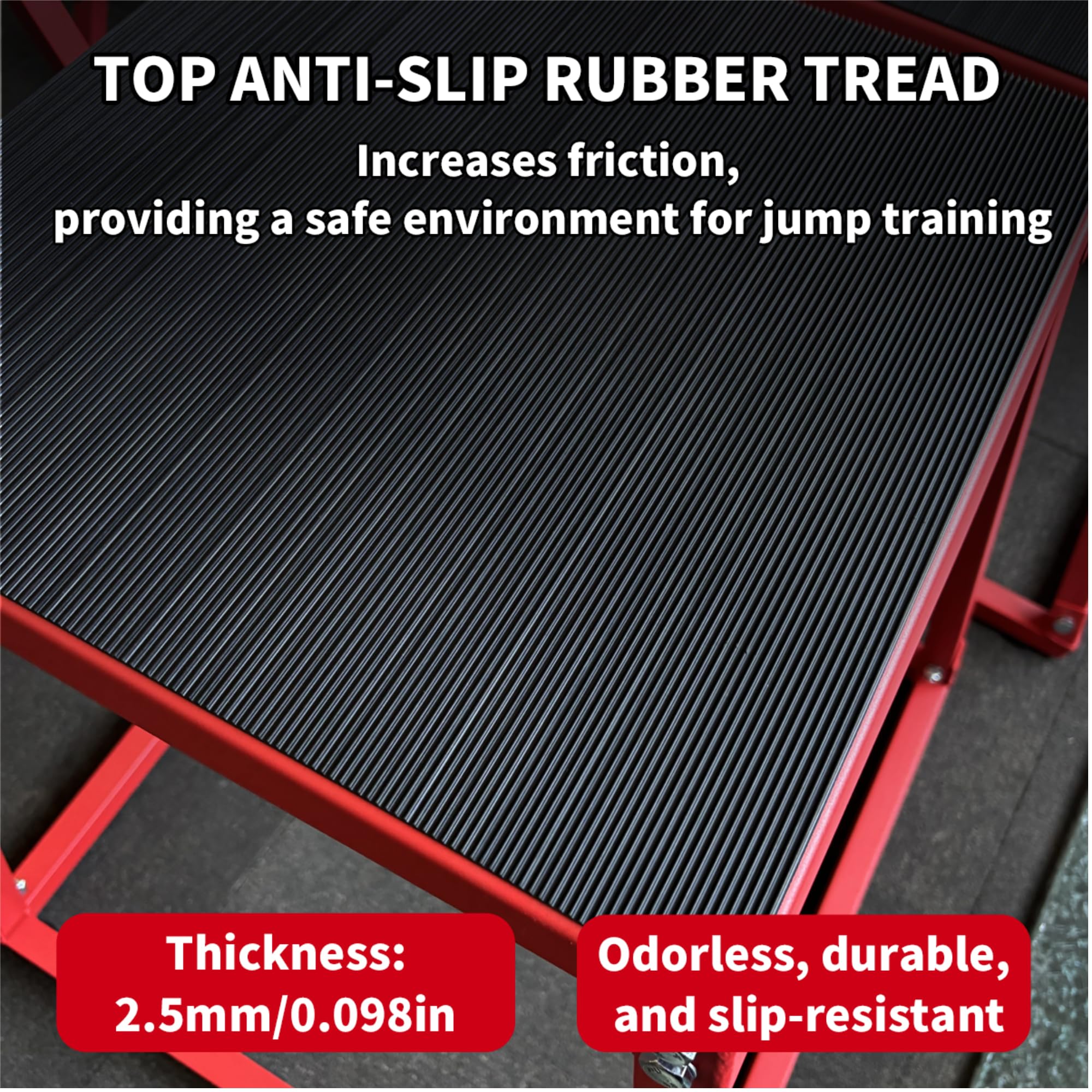 Snapklik.com : Plyometric Jump Box Set, 12/18/24/30 Inch Steel Plyo Box ...