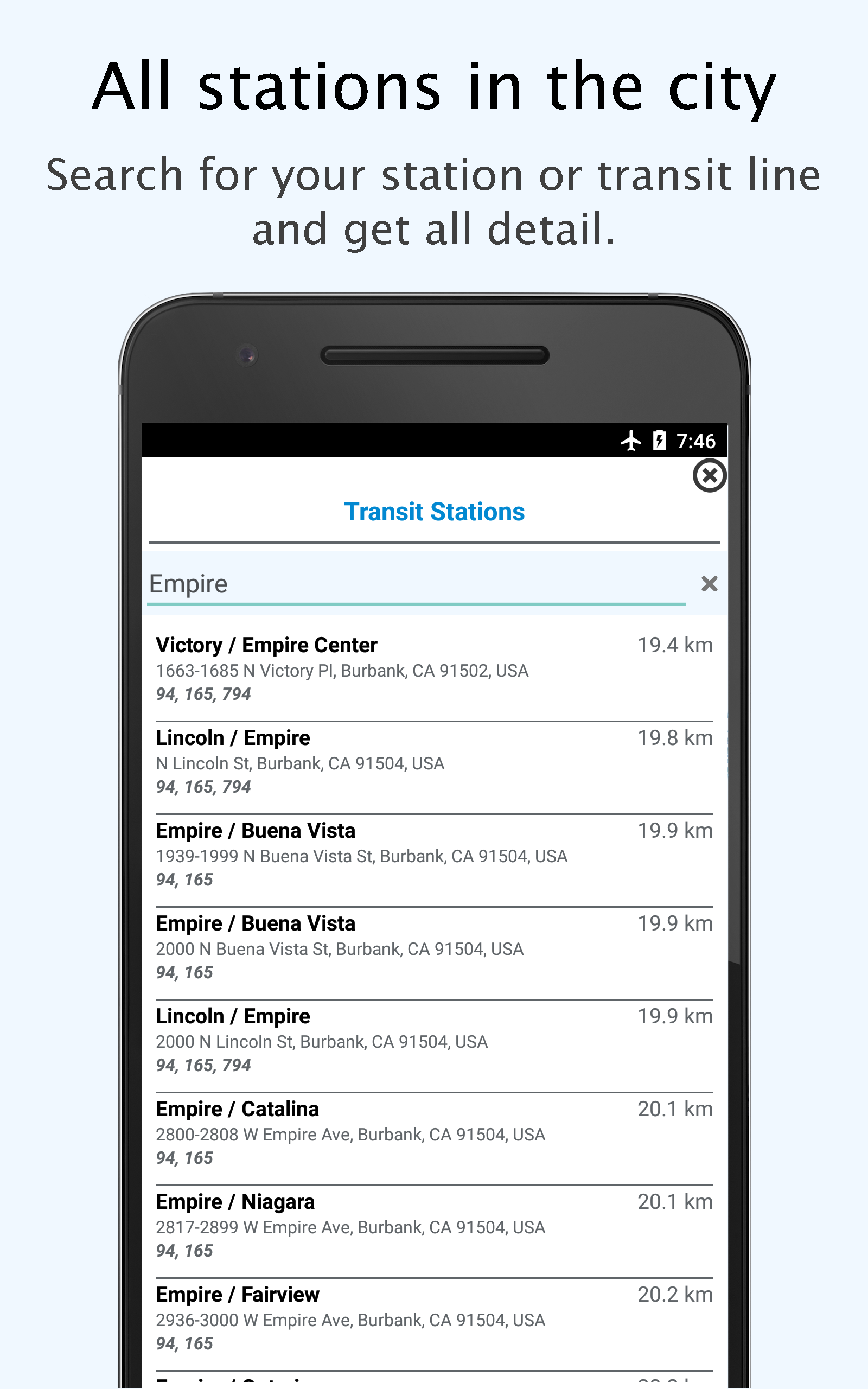 Los Angeles Transit - Offline departures and plans - App on Amazon Appstore