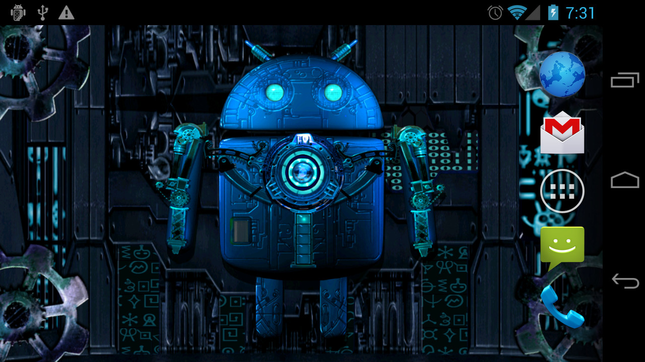 Steampunk Droid Live Wallpaper - App on the Amazon Appstore