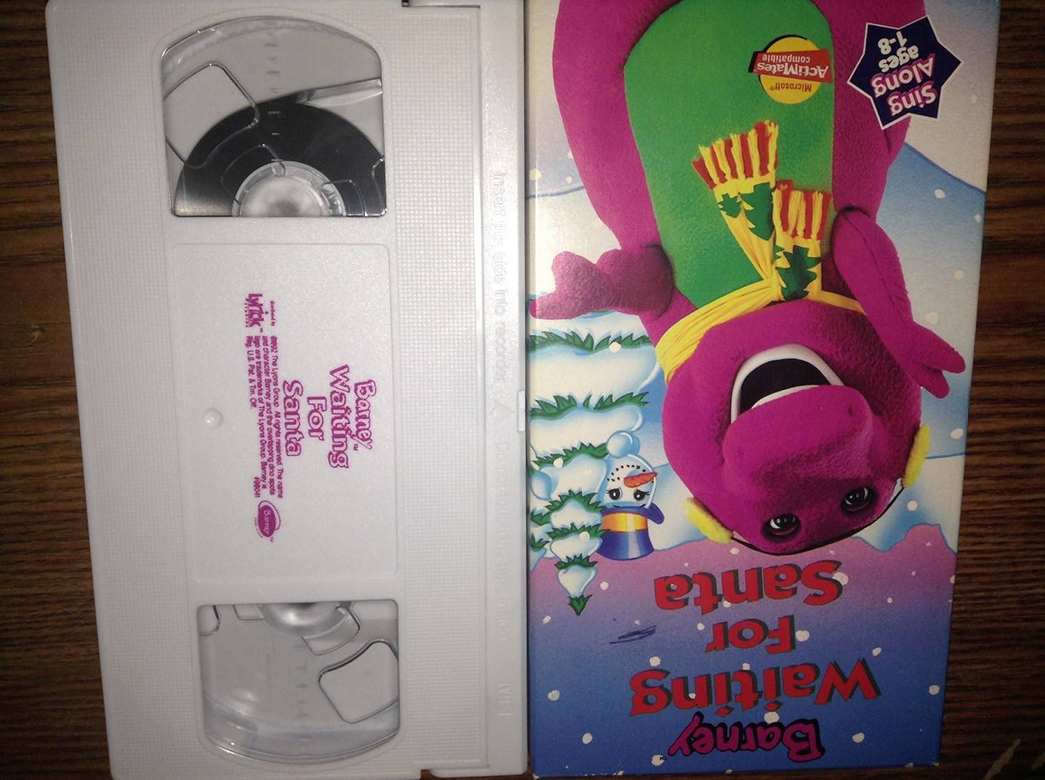 Barney Waiting for Santa (VHS Tape) : Amazon.ca: Movies & TV Shows
