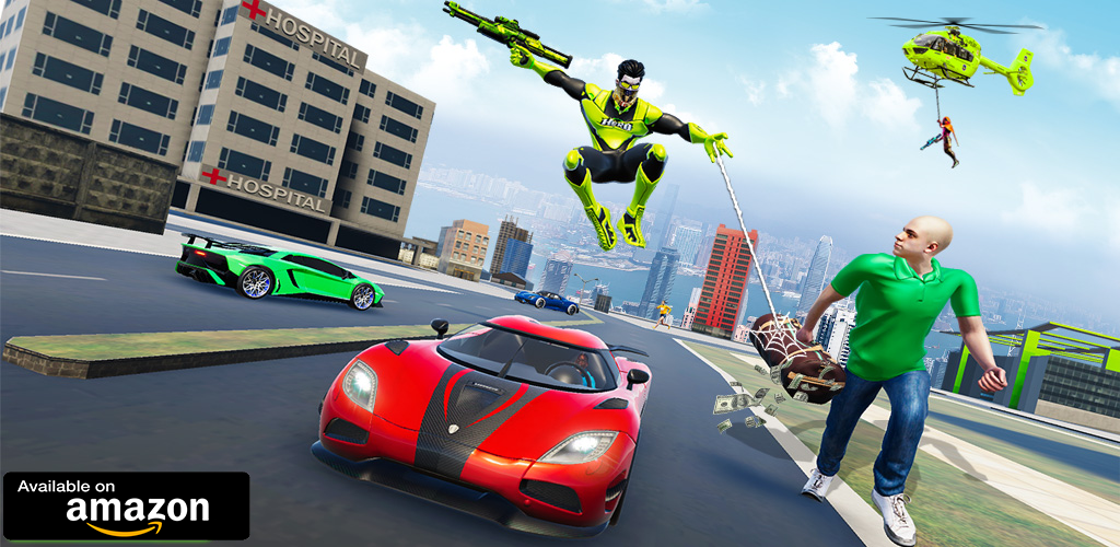 Spy Spider Rope Hero Fighting Games 3D, Spider Superhero Gangster Crime ...