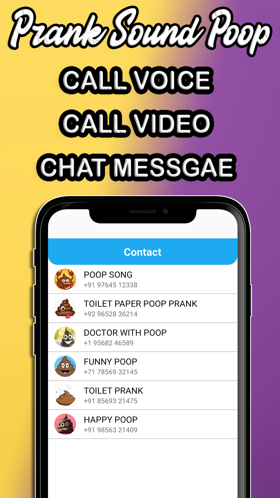 Instant Call Poop - Pranks Sounds Poop call and chat simulator | (NO ...