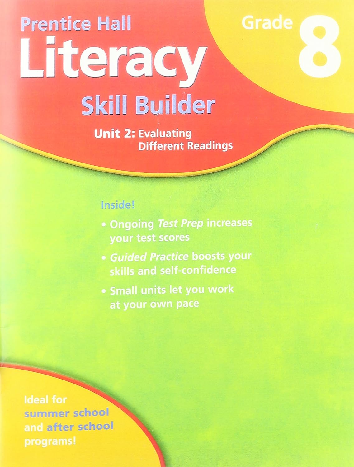 Amazon.com: STUDENT WORKBOOK FOR LITERACY SKILL BUILDER GRADE 8 UNIT 2 ...