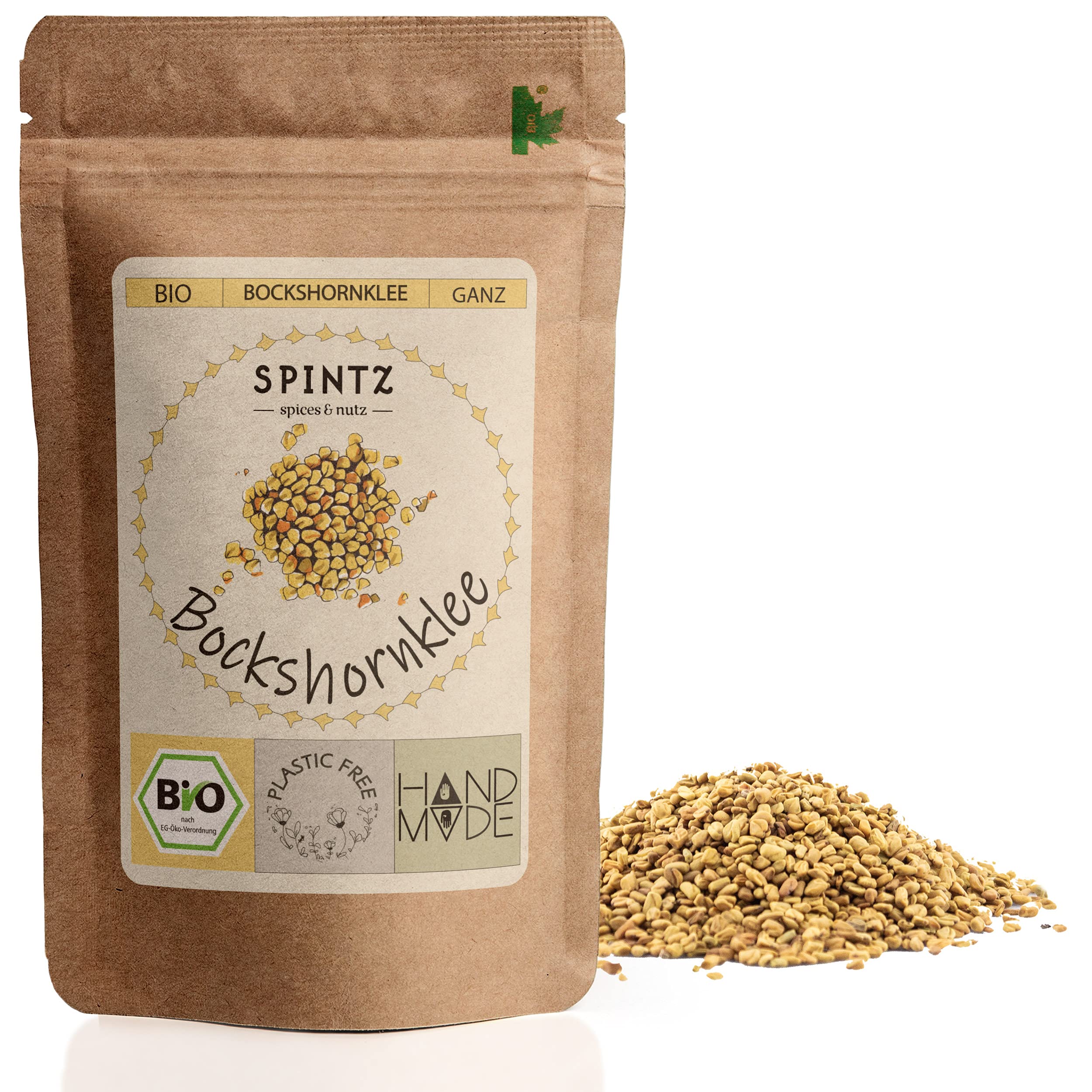 SPINTZ® Bio Bockshornklee Saat ganz 500g - plastikfrei verpackt ...