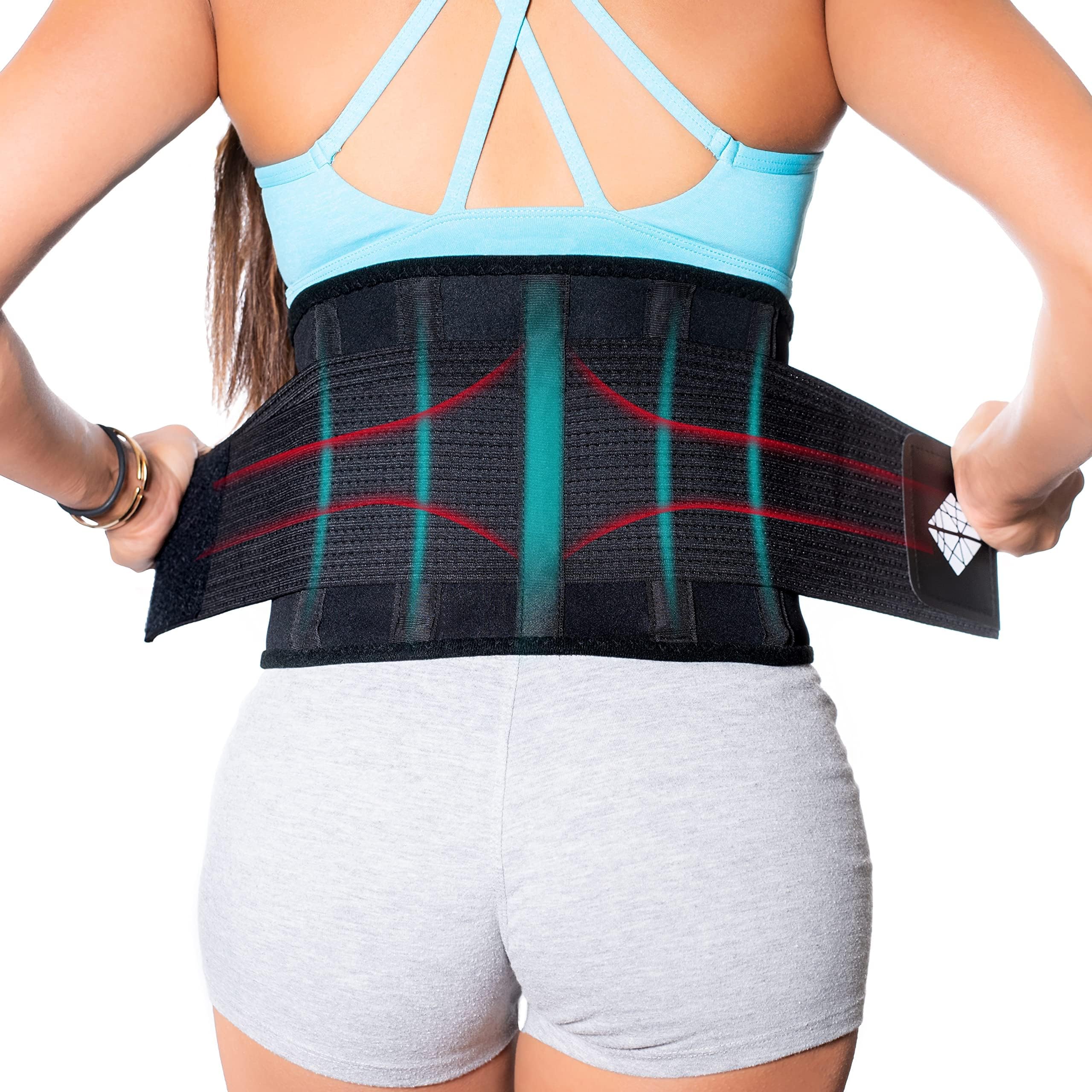 Amazon.com: NeoHealth Plus Size Back Brace 4XL – Adjustable Lumbar ...