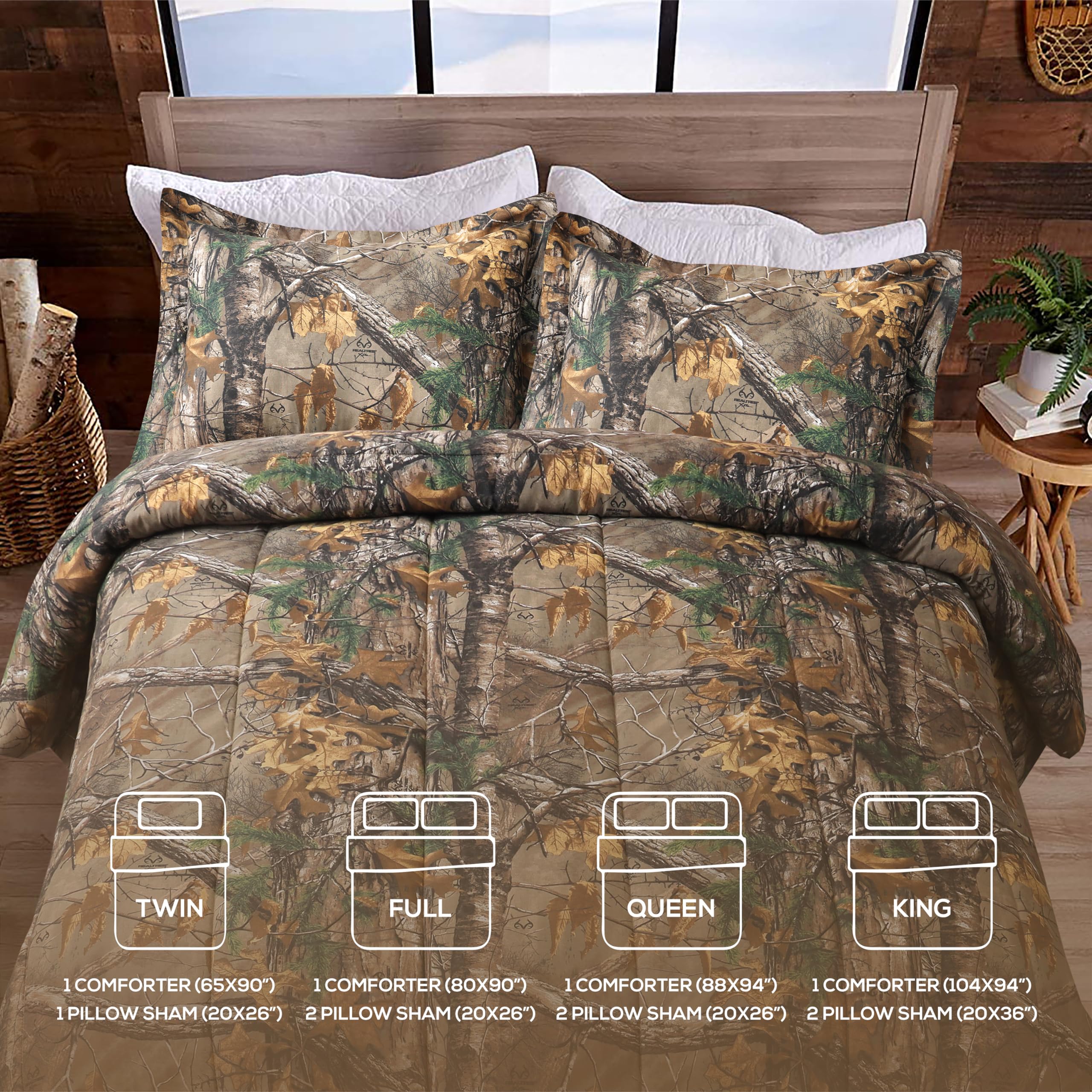 Realtree Bedding HiEnd Accents HiEnd Accents Oak Camo Bedding CM1001
