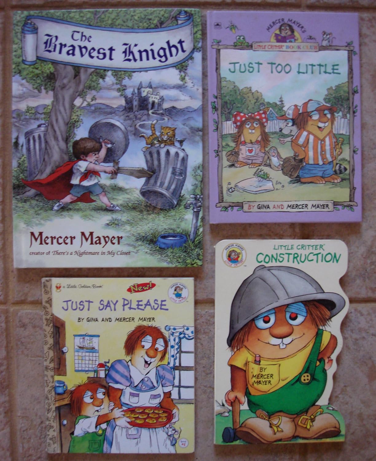 Set of 4 Little Critter Picture Books (Little Critter Construction ...