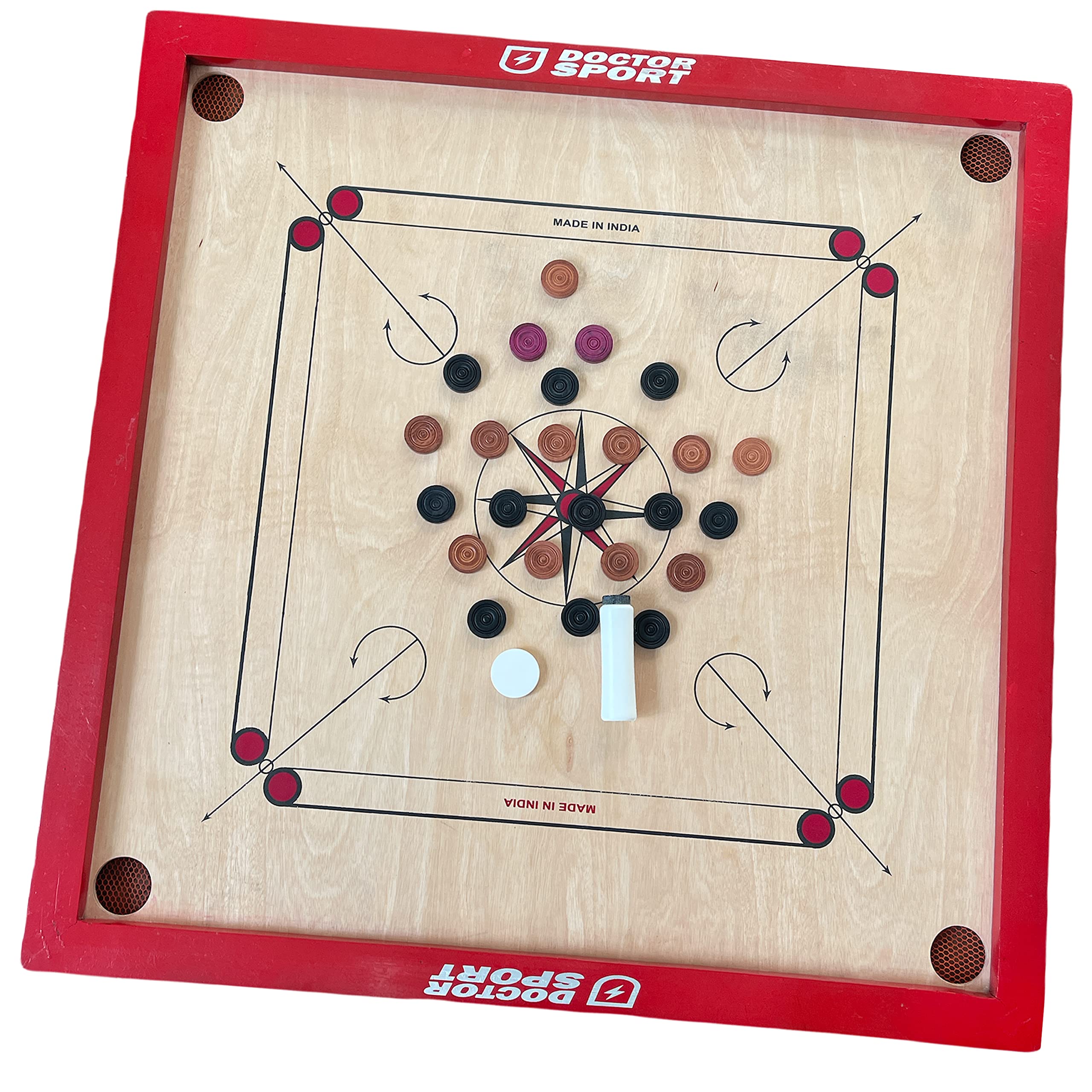 Indian Carrom Game Board Siscaa Champion Fighter Carrom Board Package