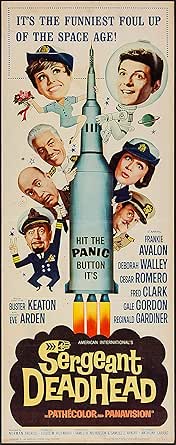 SERGEANT DEADHEAD original 1965 14x36 insert movie poster FRANKIE ...