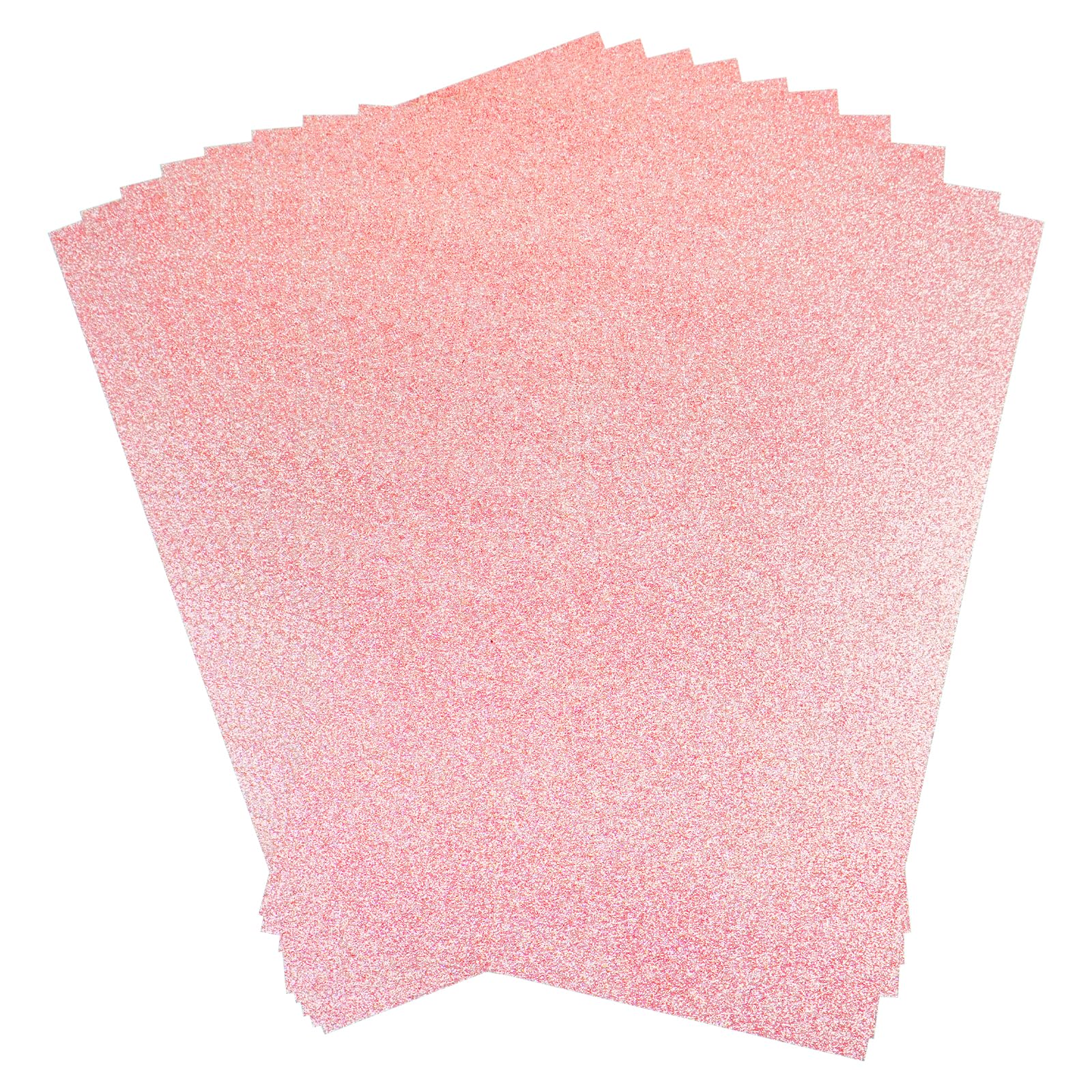 STRBOXONG A4 Glitter Cards, Rose Gold Craft Paper Sheet, 250GSM Shiny ...