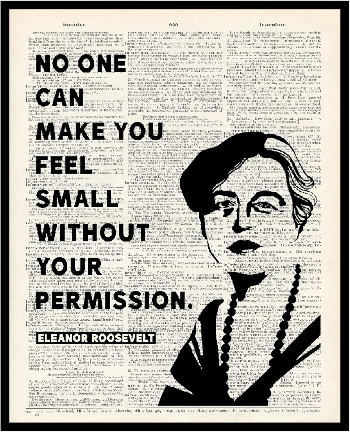 Amazon.com: Poster Master No One Can Make You Feel Small Poster ...