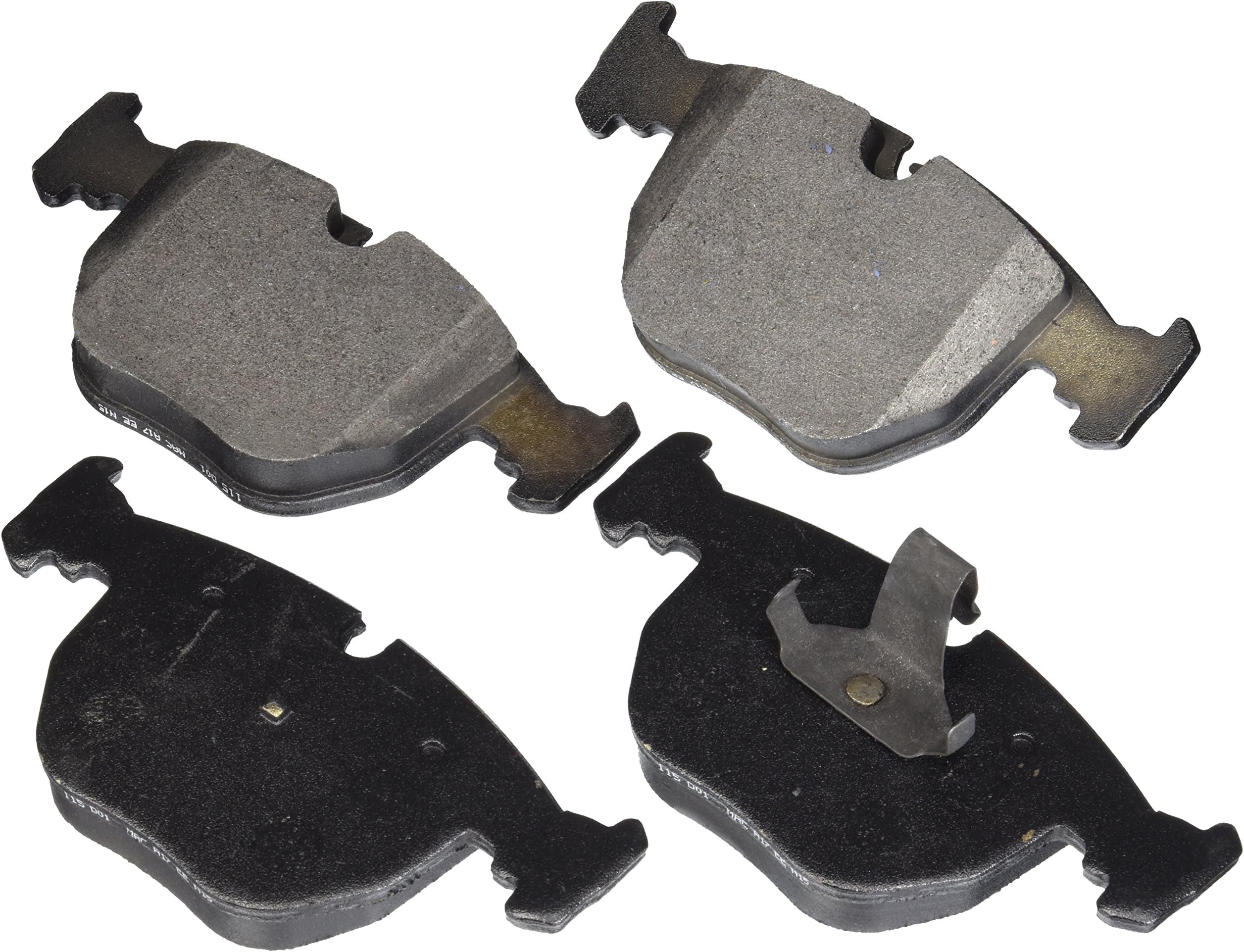 Amazon.com: BOSCH BP1762 QuietCast Premium Semi-Metallic Disc Brake Pad ...