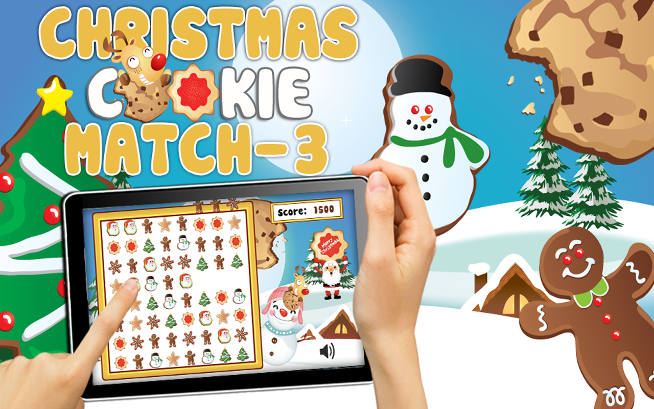 Christmas Cookies Match 3 Christmas Game Kids App (Kindle Fire HD ...