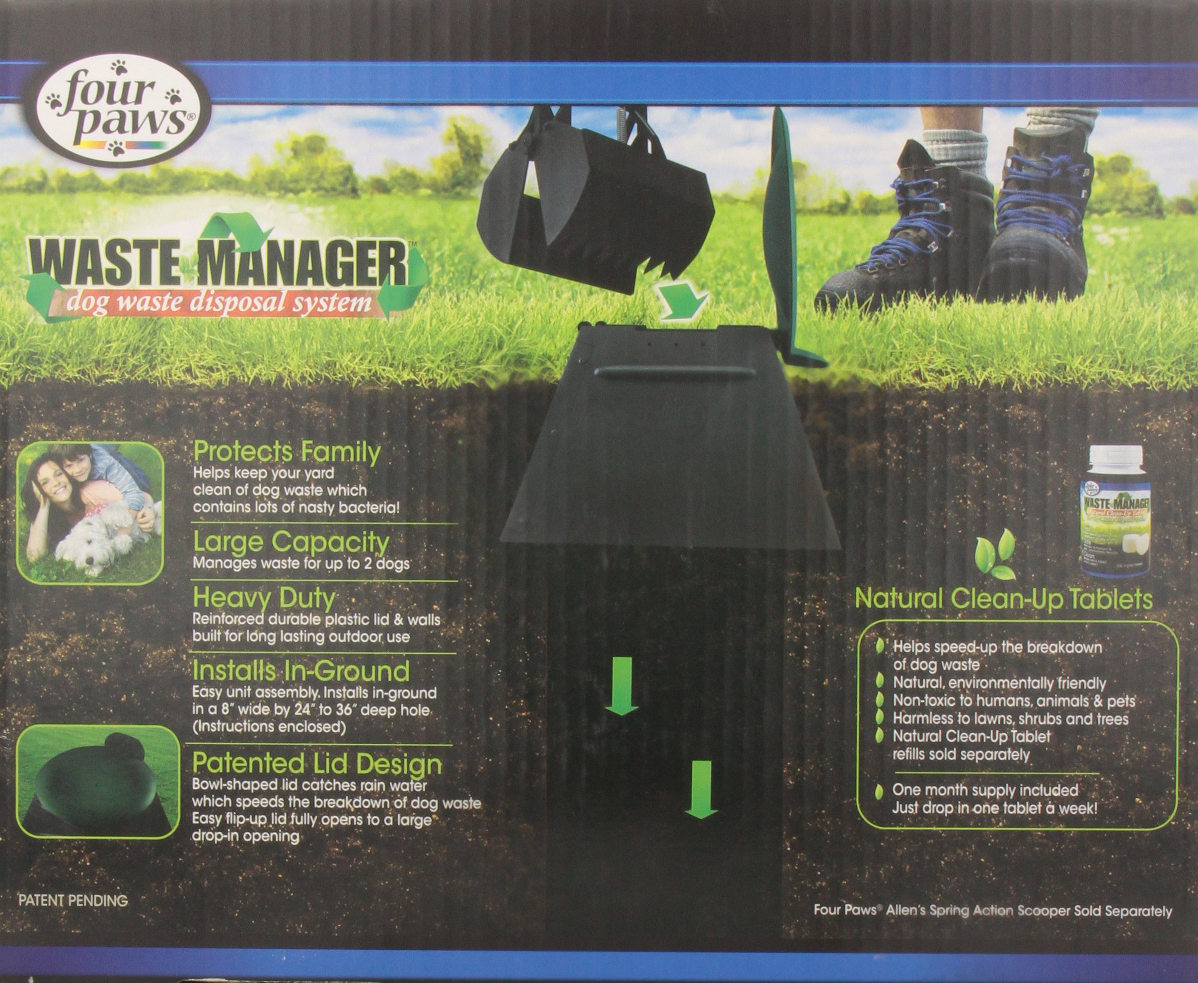In Ground Dog Waste System