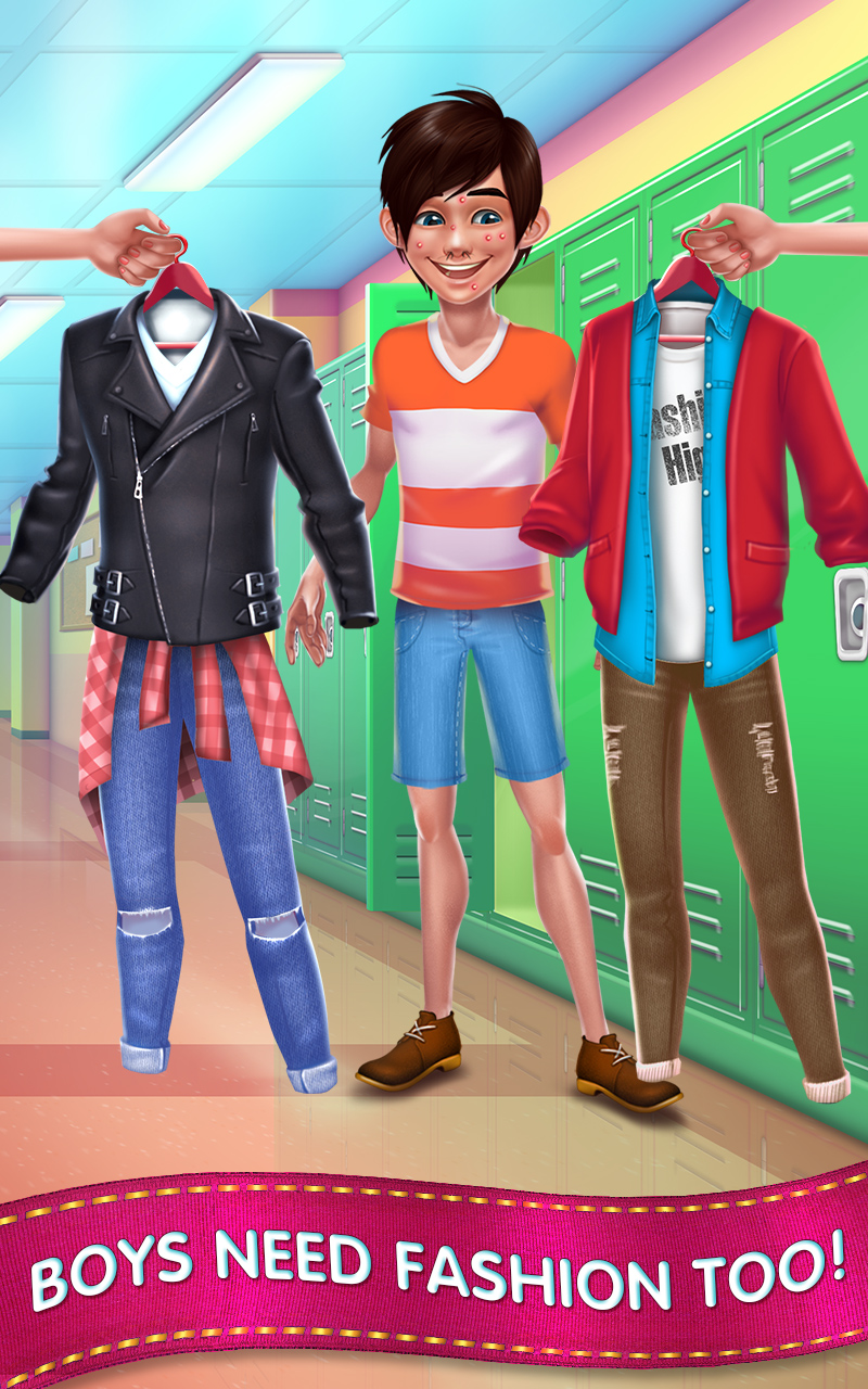 Aplicación Fashion School Girl - Makeover & Dress Up Friends en Amazon ...