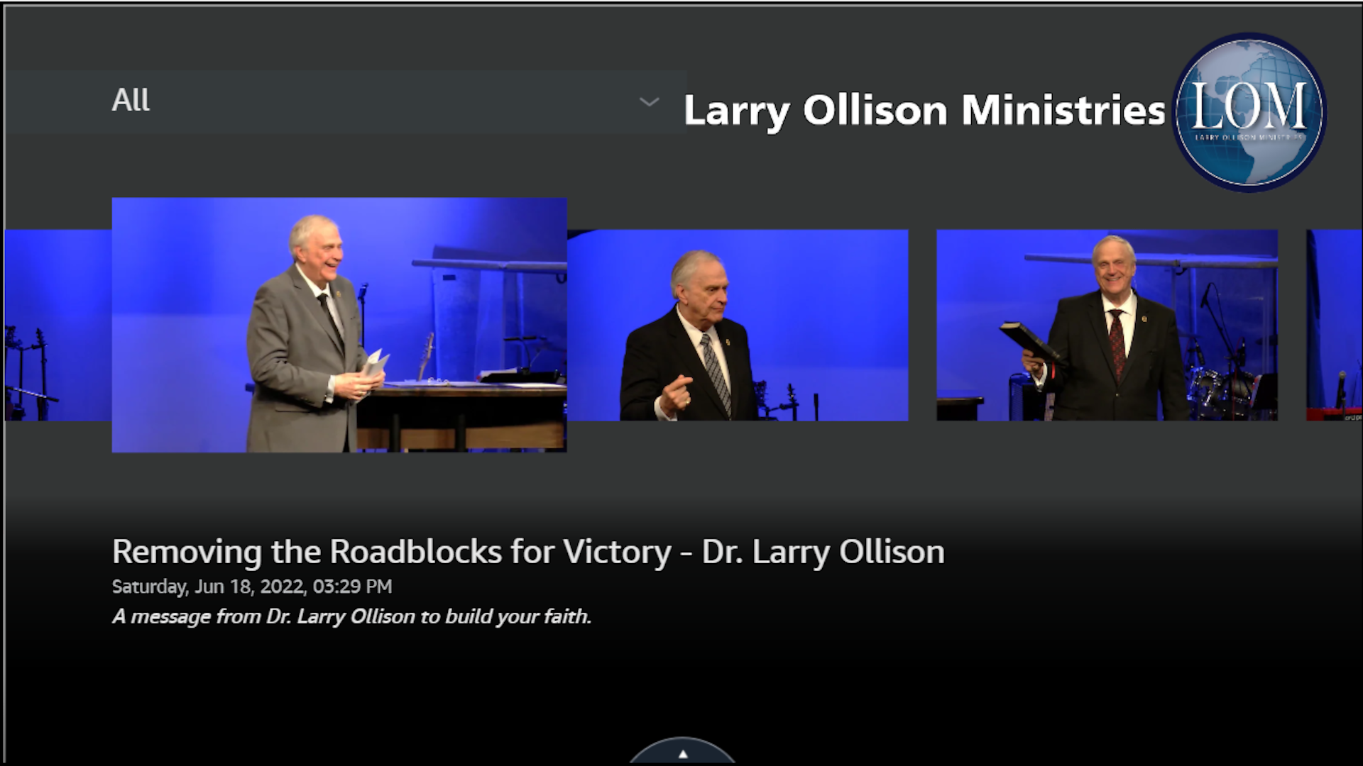 Larry Ollison Ministries - App on Amazon Appstore