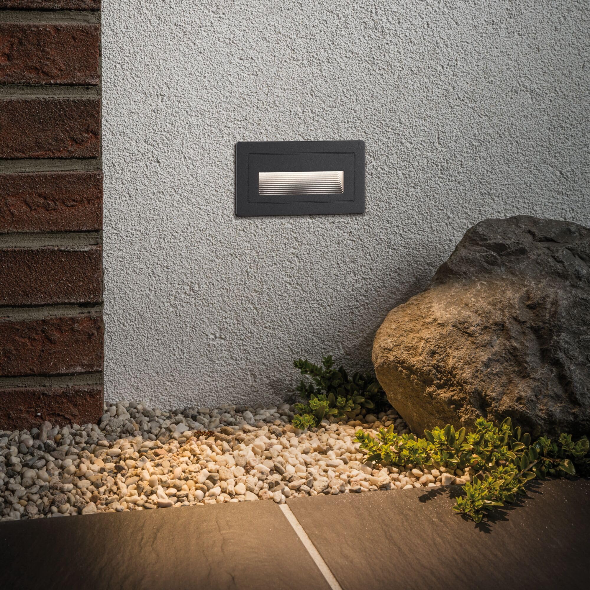 Outdoor Recessed Wall Lighting Product ADI Outdoor Recessed Wall