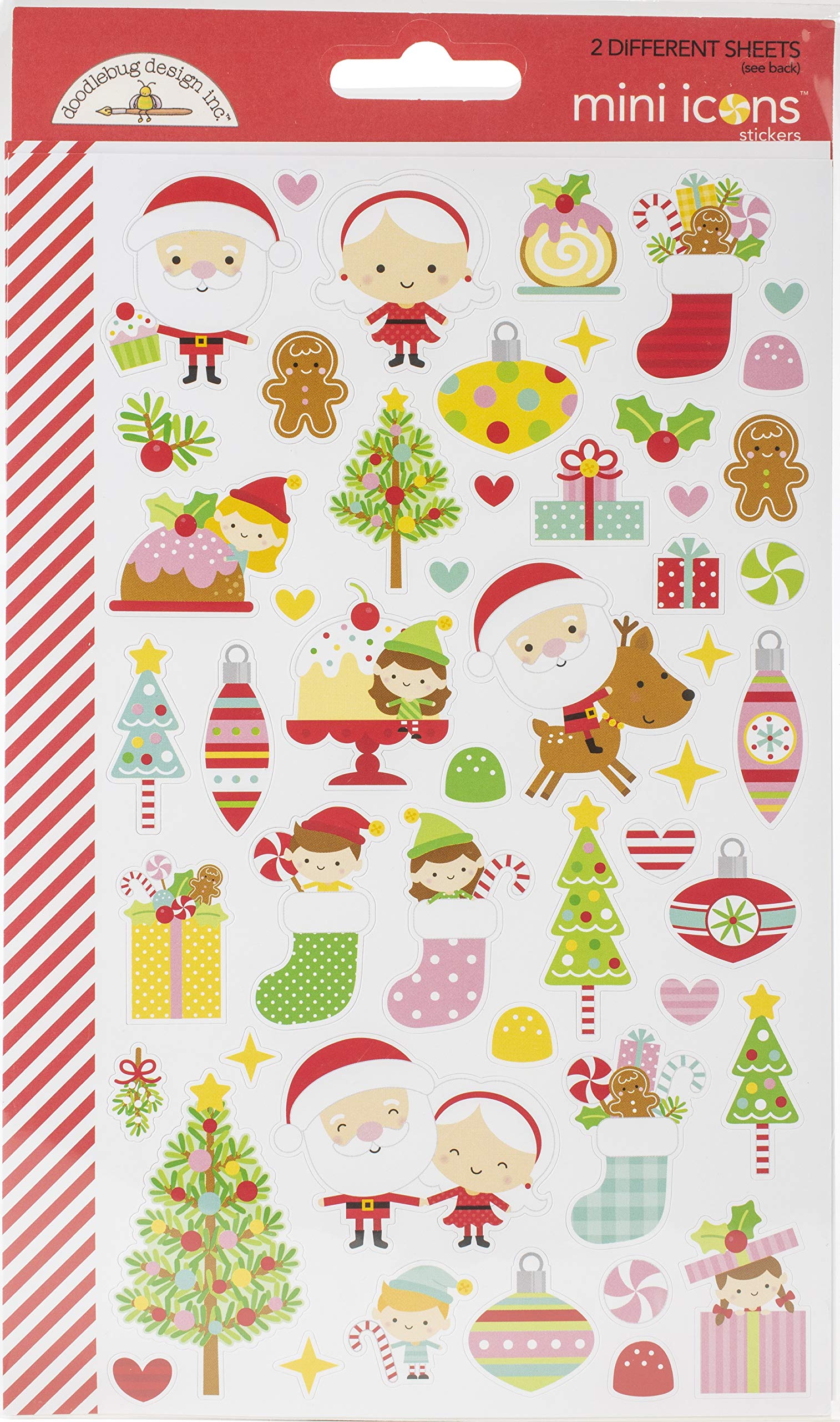 Amazon.com: DOODLEBUG DESIGN INC. DOODLEBUG MINI STKRS XMAS MAGIC ...