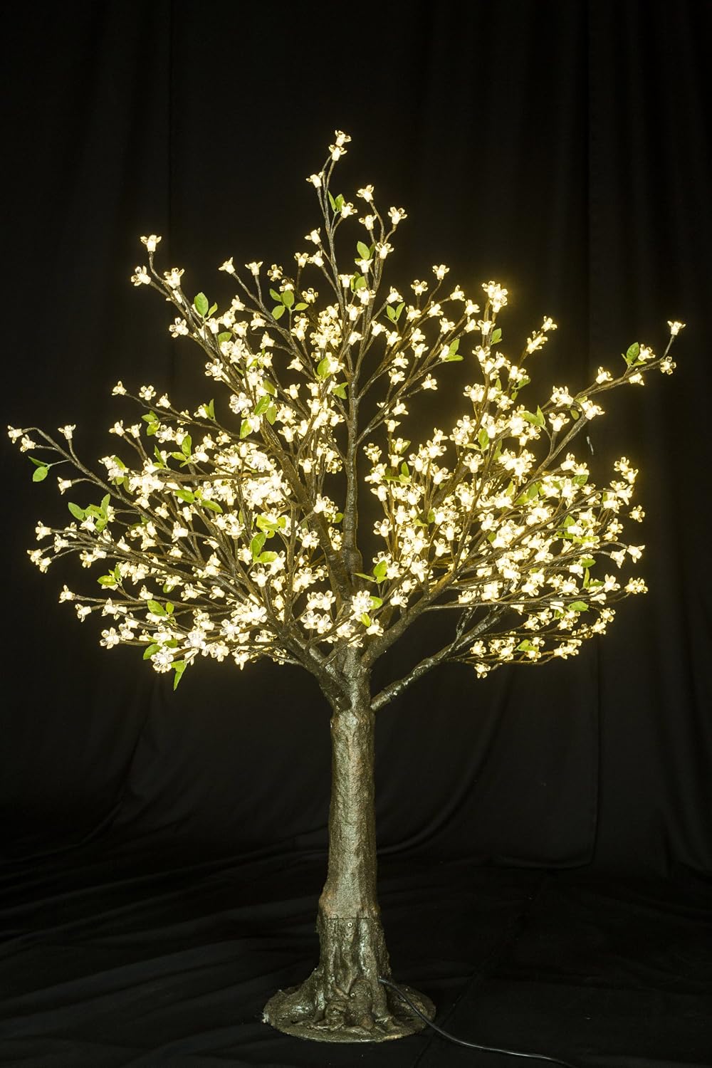 Amazon.com : Bright Baum LED Cherry Artificial Tree, 5.4-Feet, Warm ...