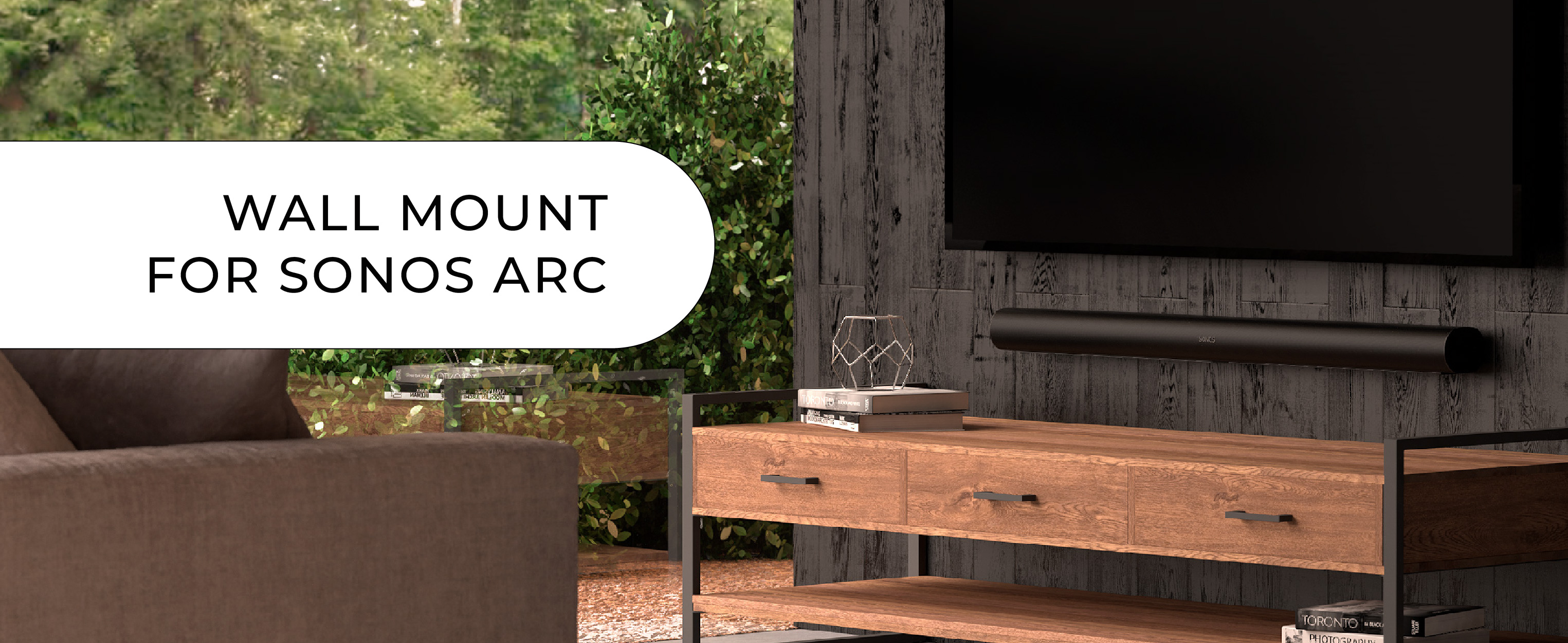 Invisible Floating Soundbar Mount Sleek Wall Mount For Sonos Arc & Arc ...