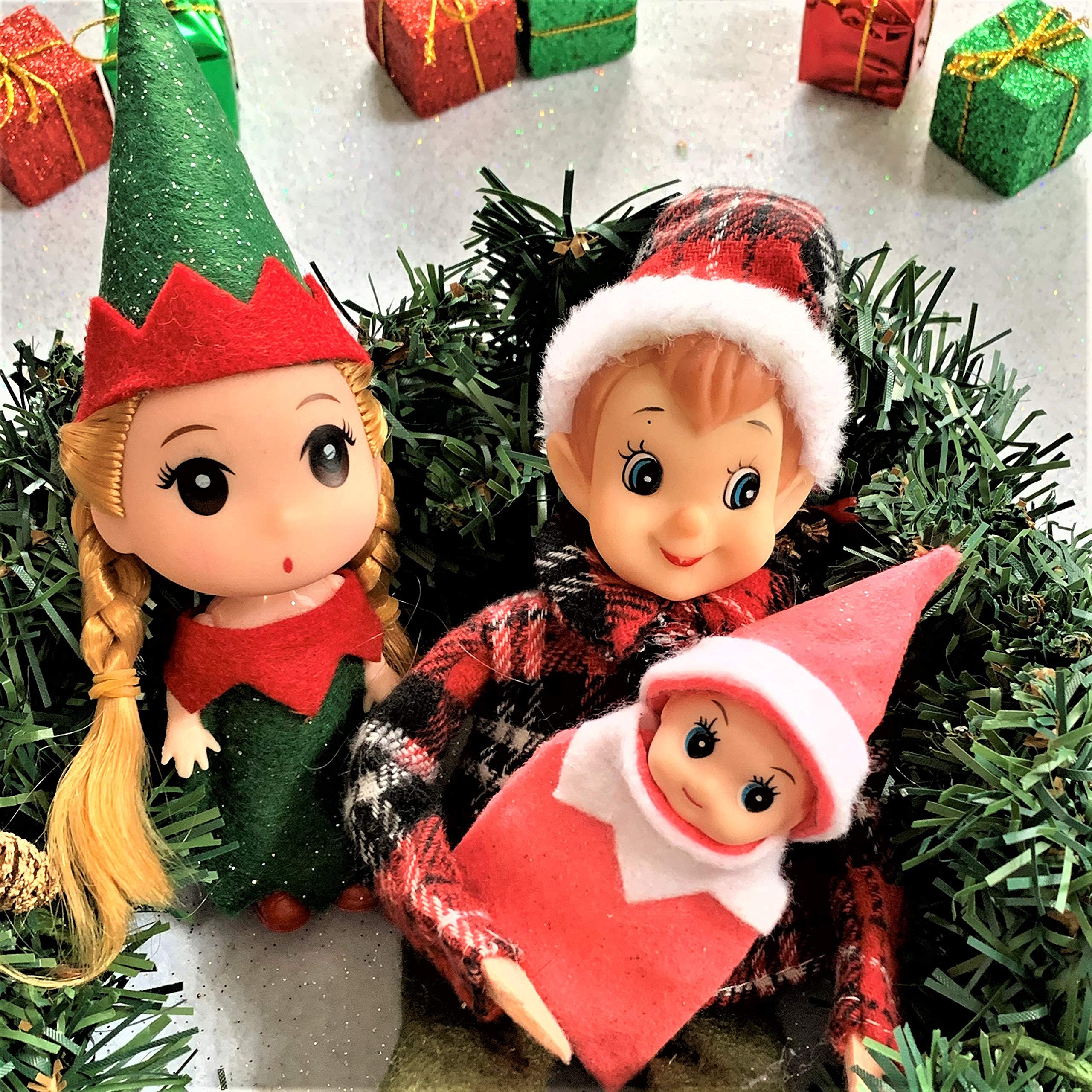 Snapklik.com : Toddler Elf Doll For Christmas - Mini Holiday Kid Elves ...