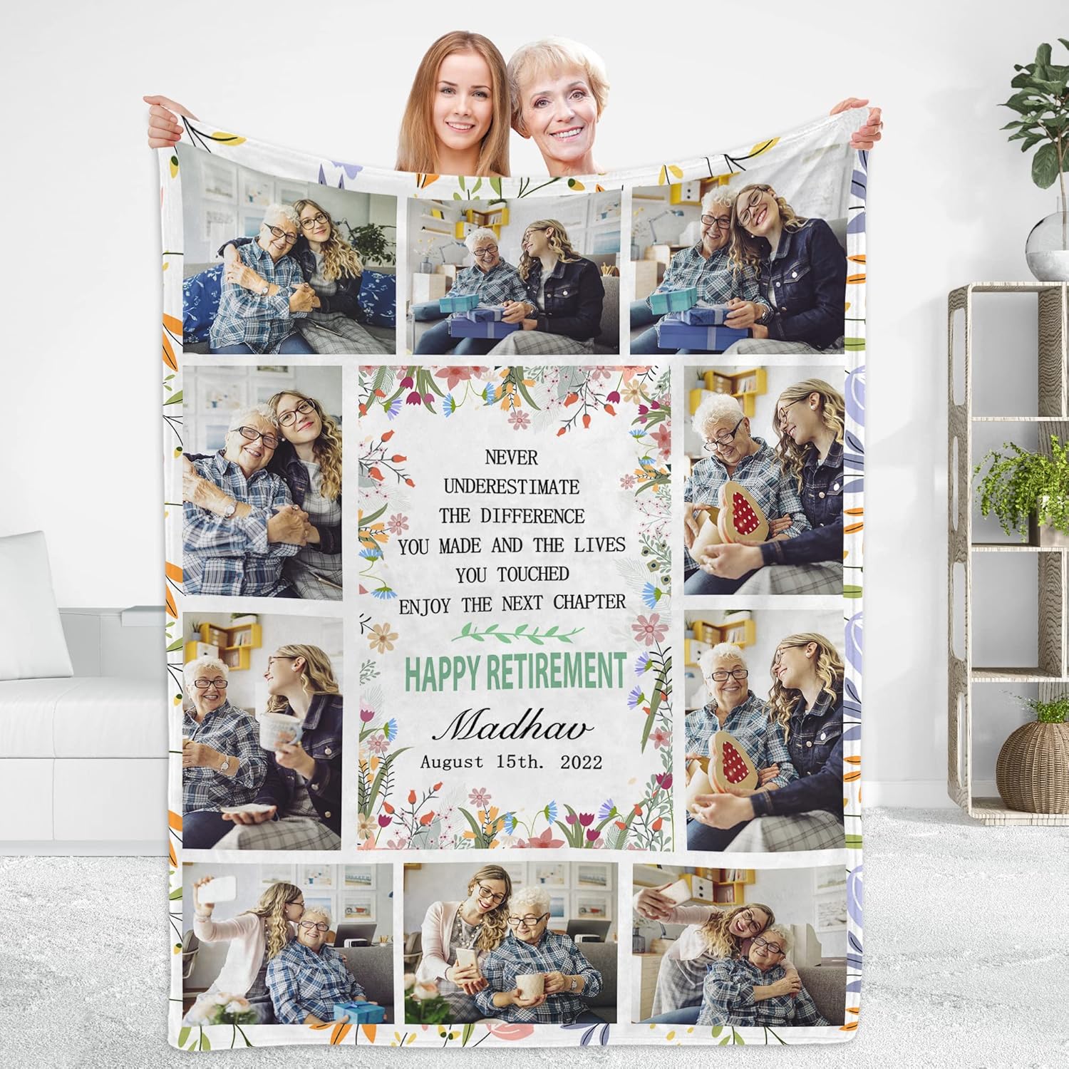 Amazon.com: Retirement Gifts for Women, Retirement Blanket for Dad Mom ...