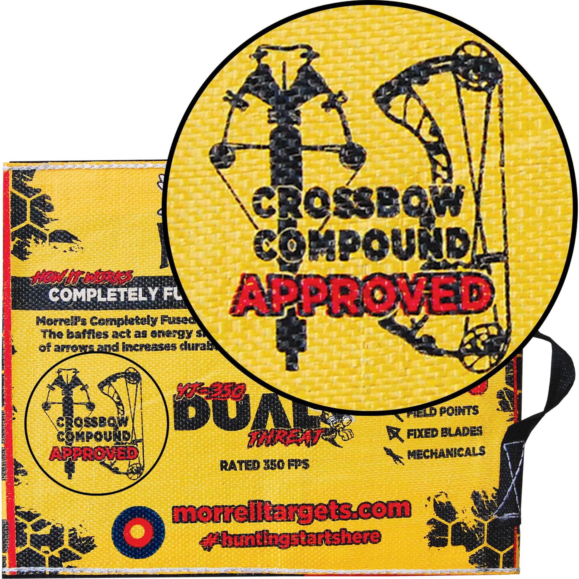 Morrell Yellow Jacket Dual Threat 350 FPS Foam Archery Target Block for ...