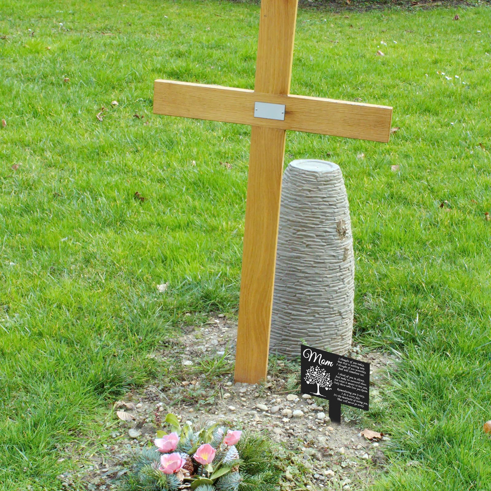 Grave Markers For Cemetery For Humans Memorial Stakes For Outdoors Yard ...