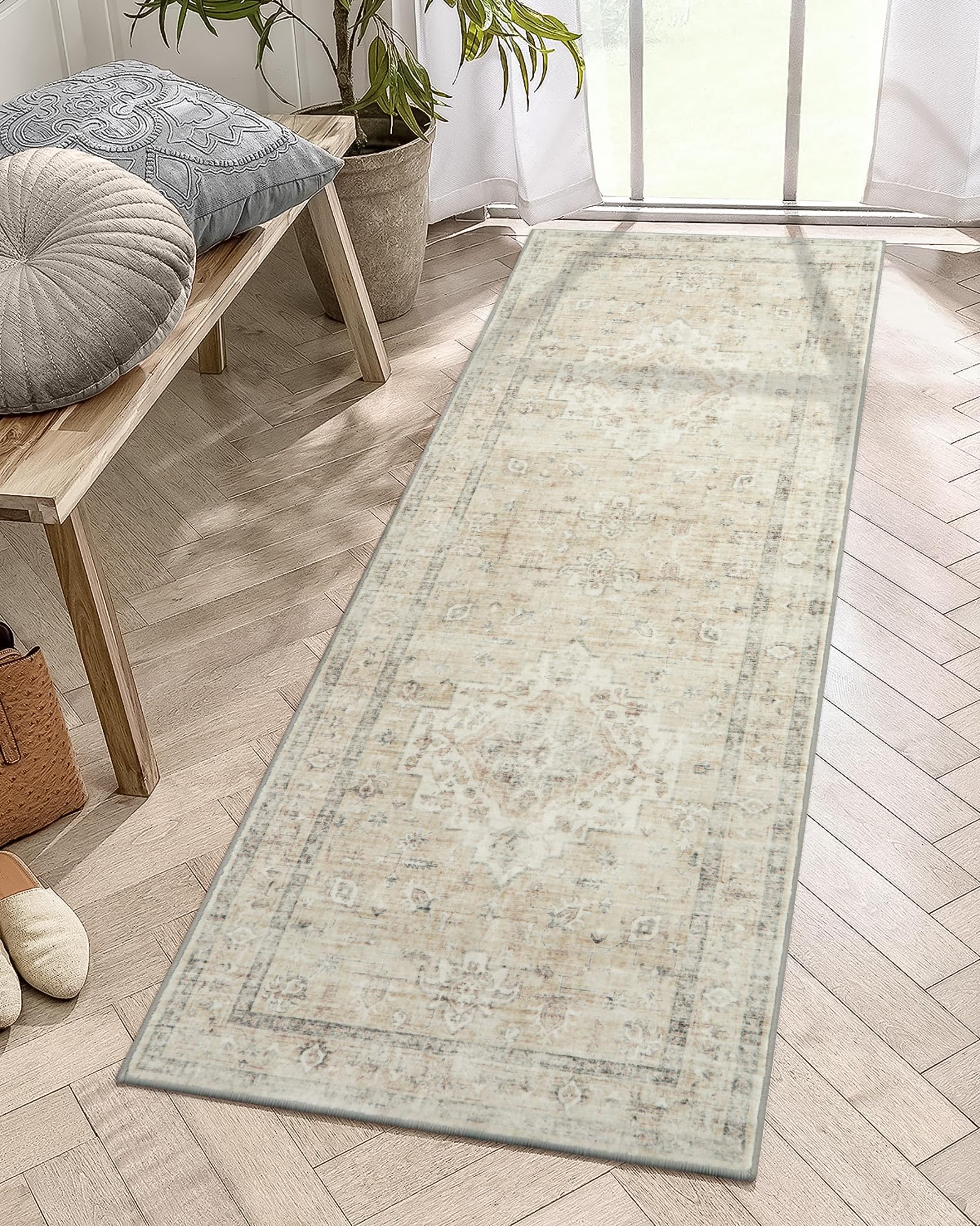 Amazon.com: LIVEBOX Kitchen Runner Rugs Non Skid Washable Rug Runner ...