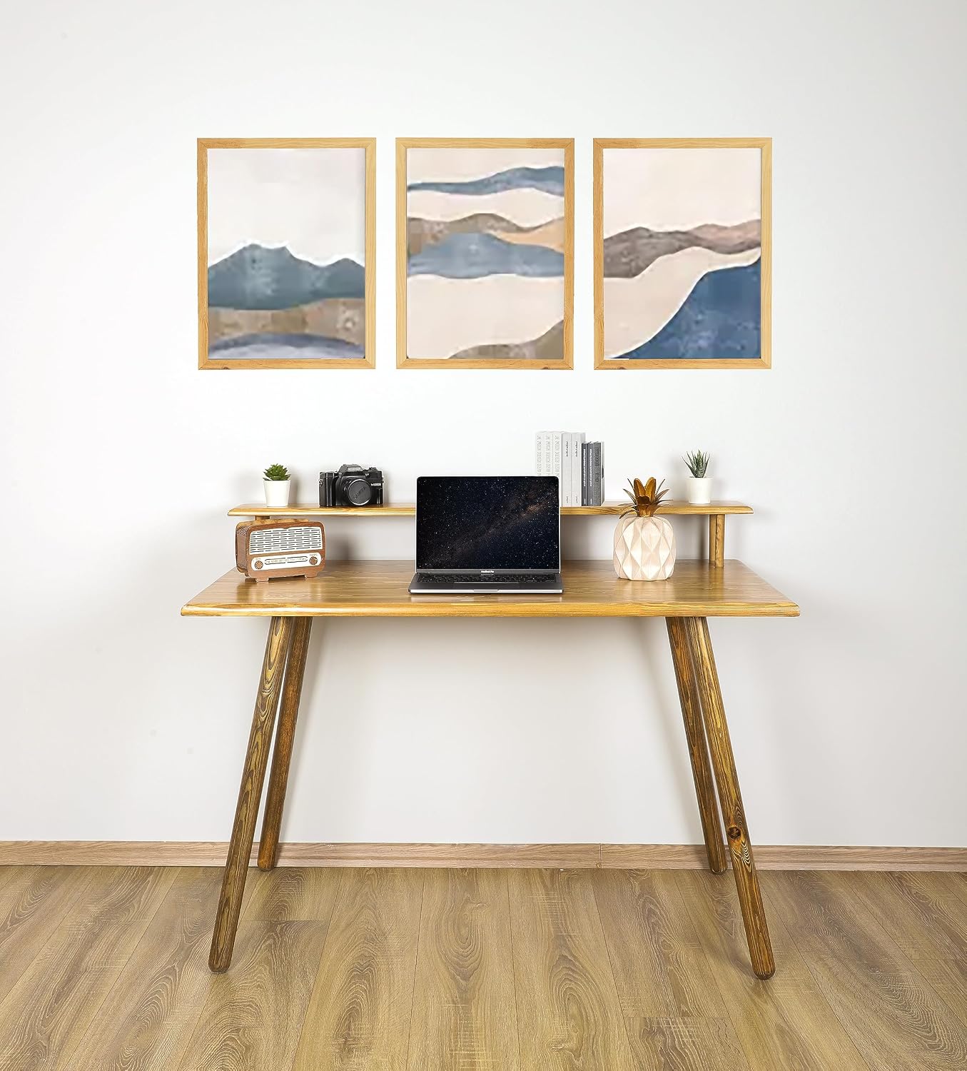 Computer Desk, Small Solid Wood Scandinavian Desk, Philippines | Ubuy
