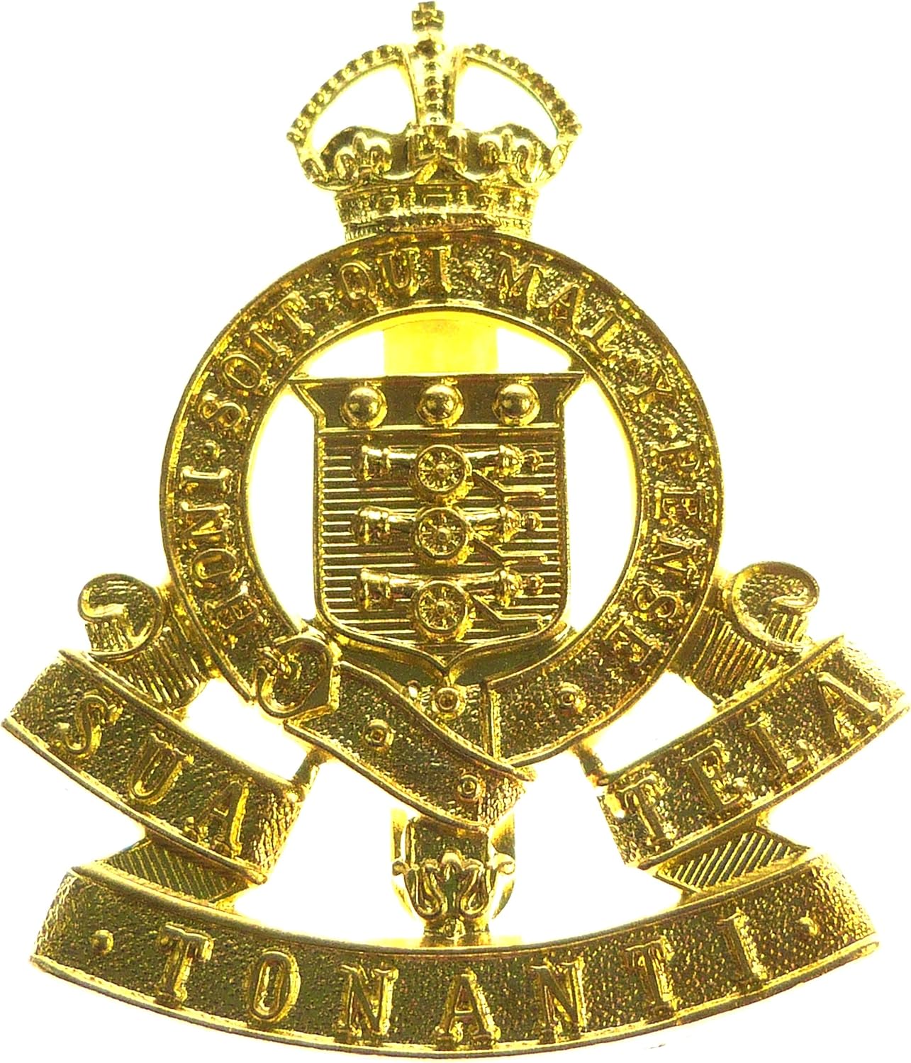 RAOC Royal Army Ordnance Corps (KC) Sua Tela Cap Badge : Amazon.co.uk ...