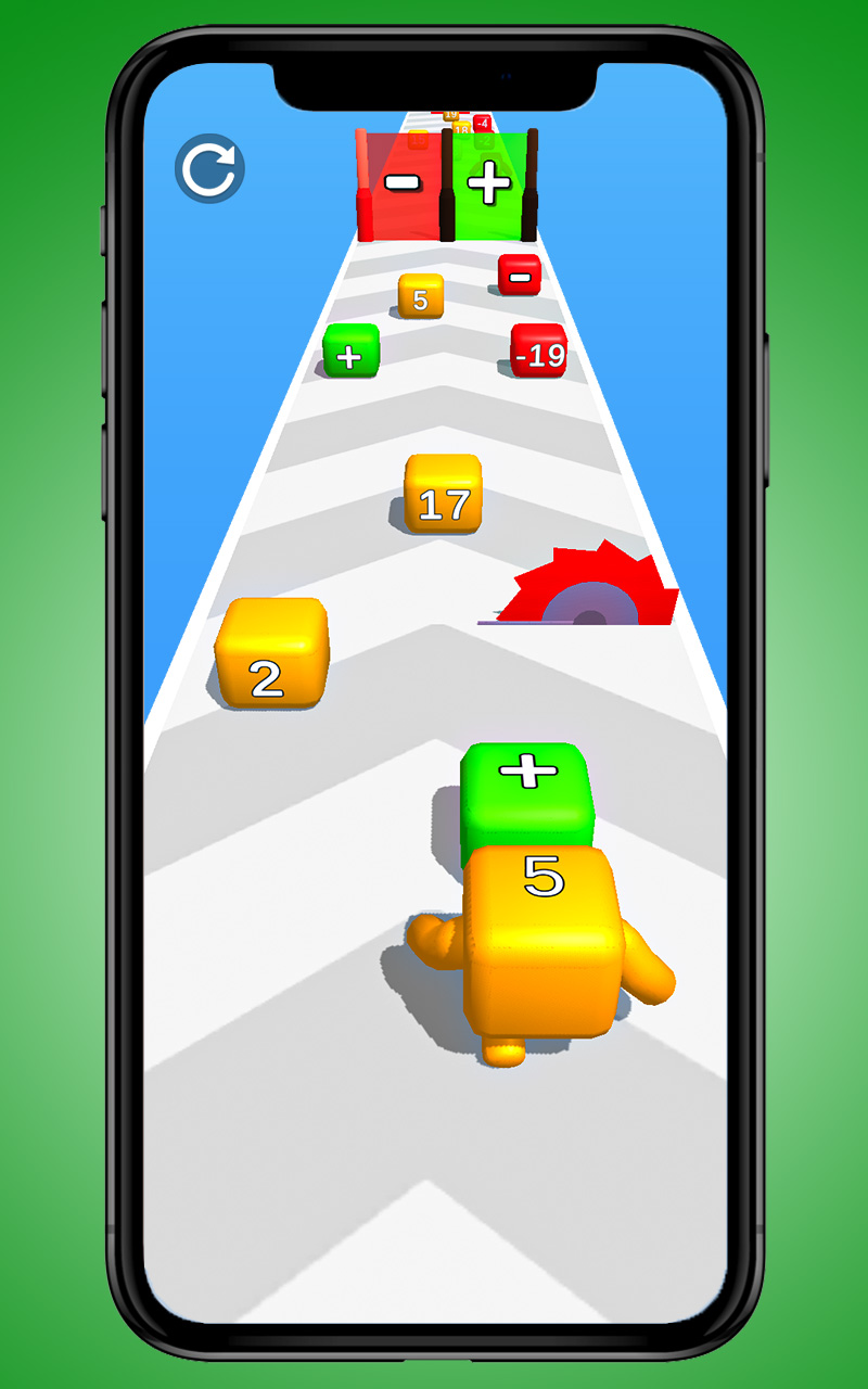 Level Up Number Merge Master: 2048 Merge Race & Math Number Run ...