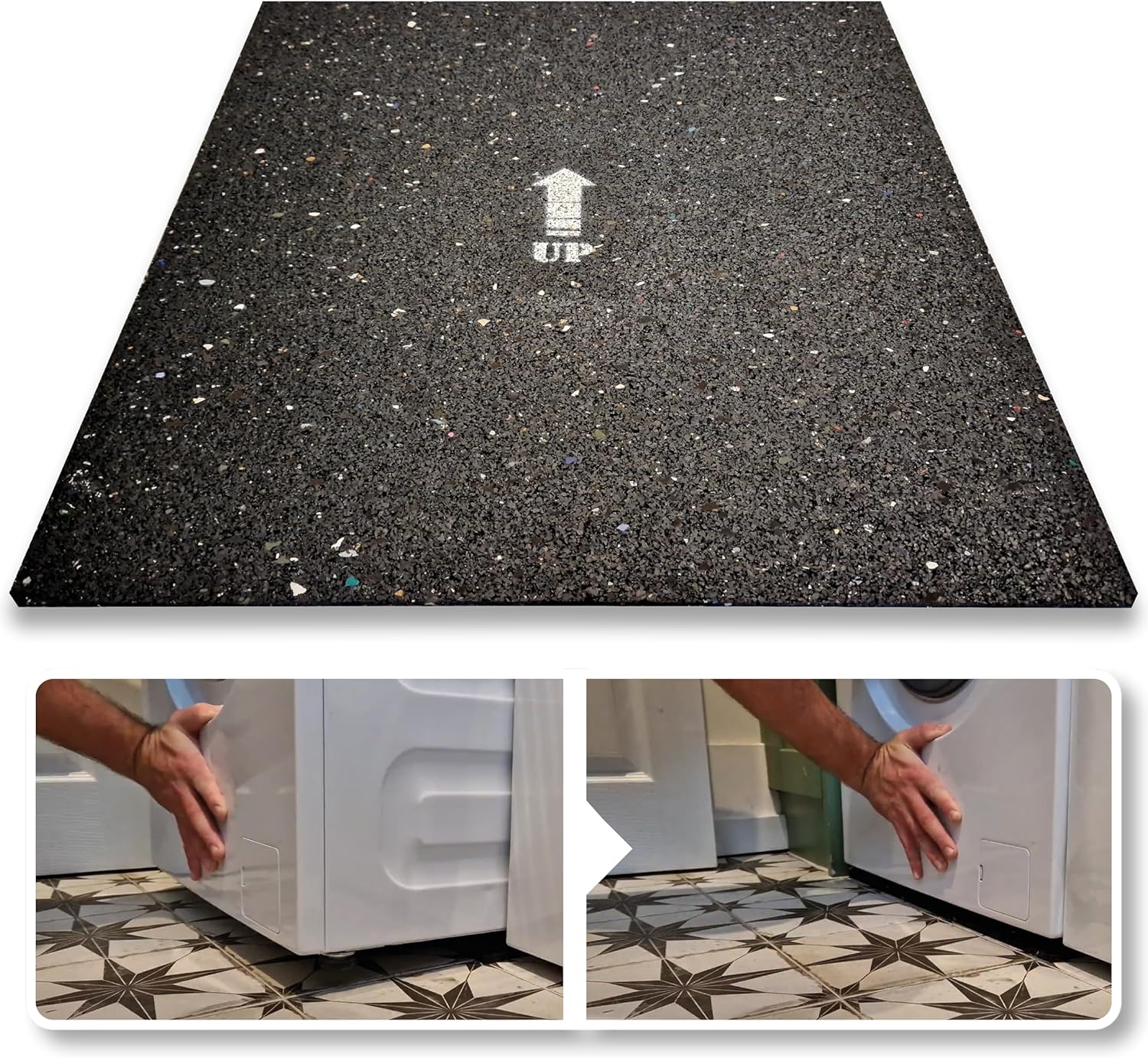 Norvic® EasyFit Anti-vibration Washing Machine Mat | Premium Quality ...