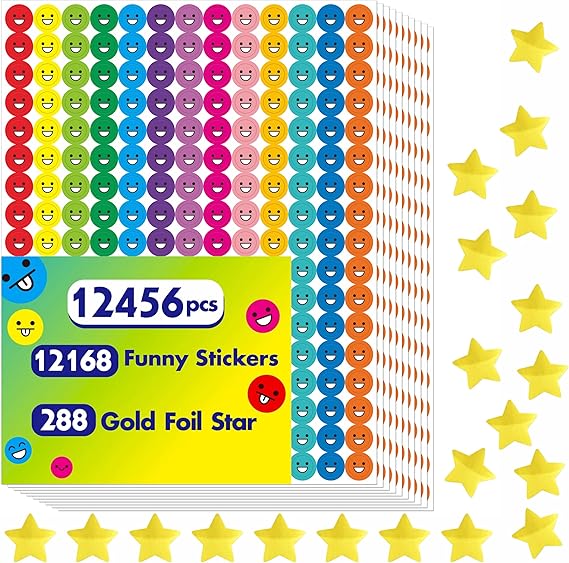 Amazon.com: 12456 PCS Funny Stickers, Mega Bundle Emotion Stickers in ...