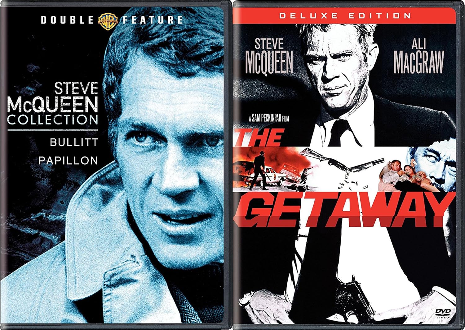 Steve McQueen 3-Movie Action Collection - The Getaway, Bullitt and ...