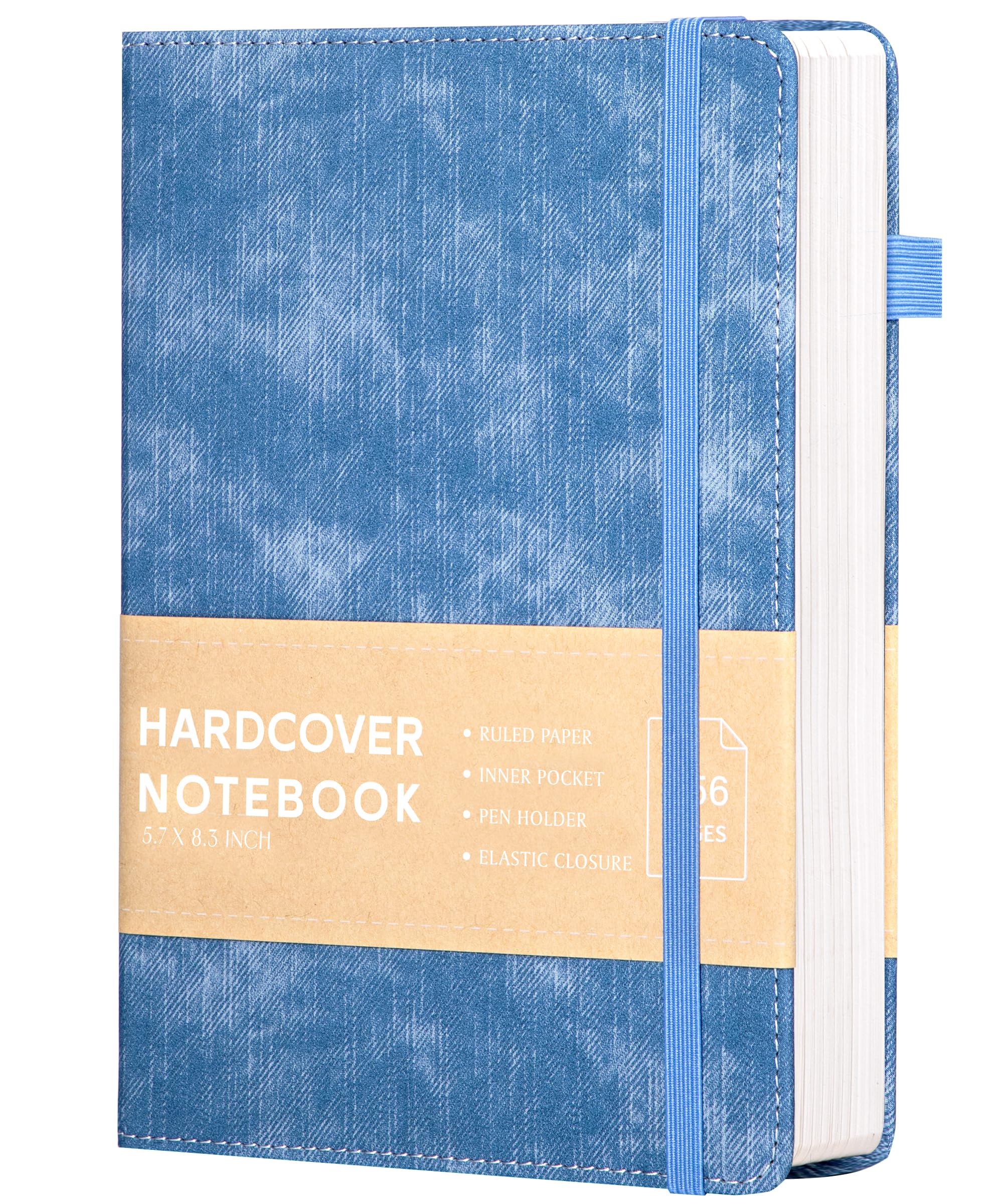 Amazon.com : CAGIE Lined Journal Notebook, 256 Pages Leather Journals ...