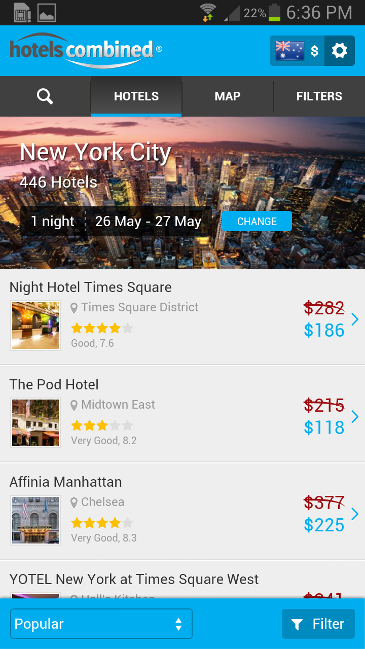 HotelsCombined - Hotel Search - App on Amazon Appstore