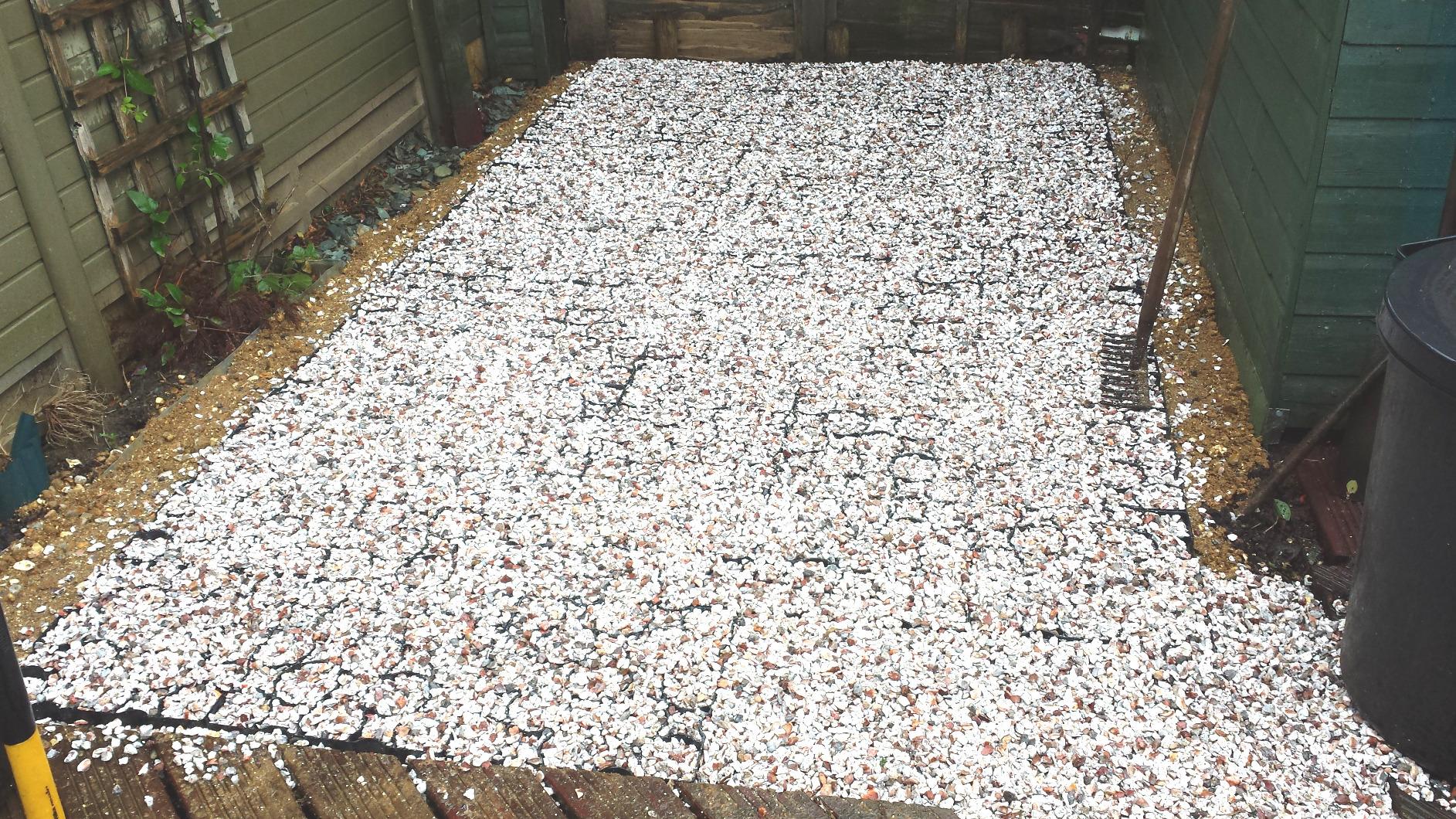 4ft x 3ft Shed Base Kit includes Weed Fabric and 12 x TruePave Plastic ...