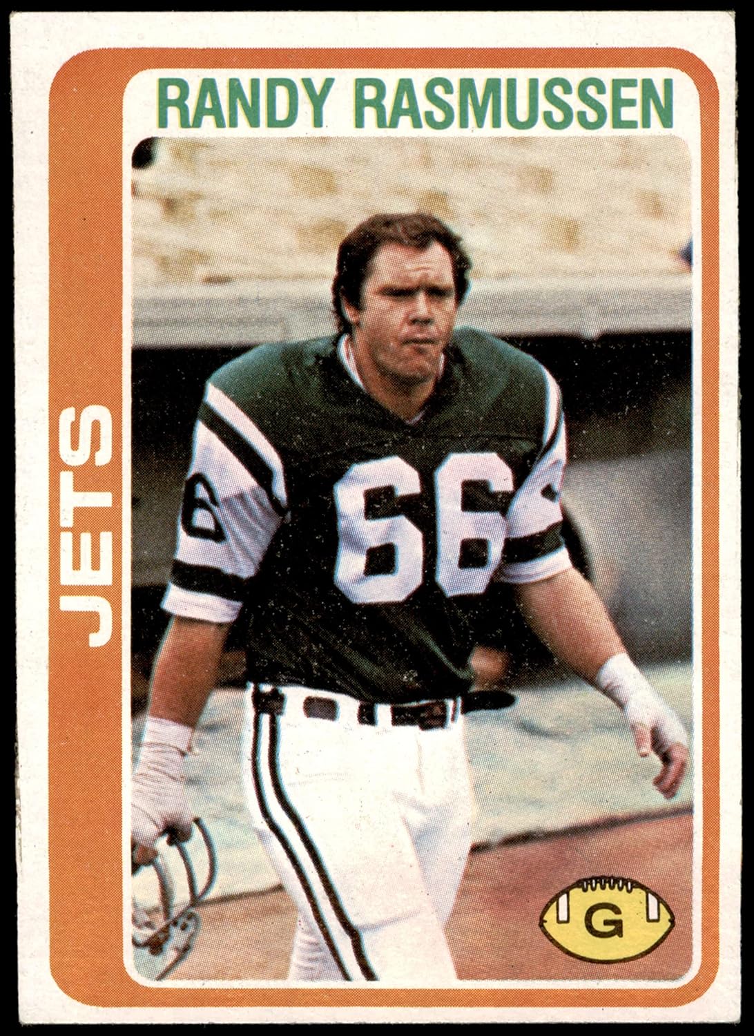 Amazon.com: 1978 Topps # 307 Randy Rasmussen New York Jets (Football ...