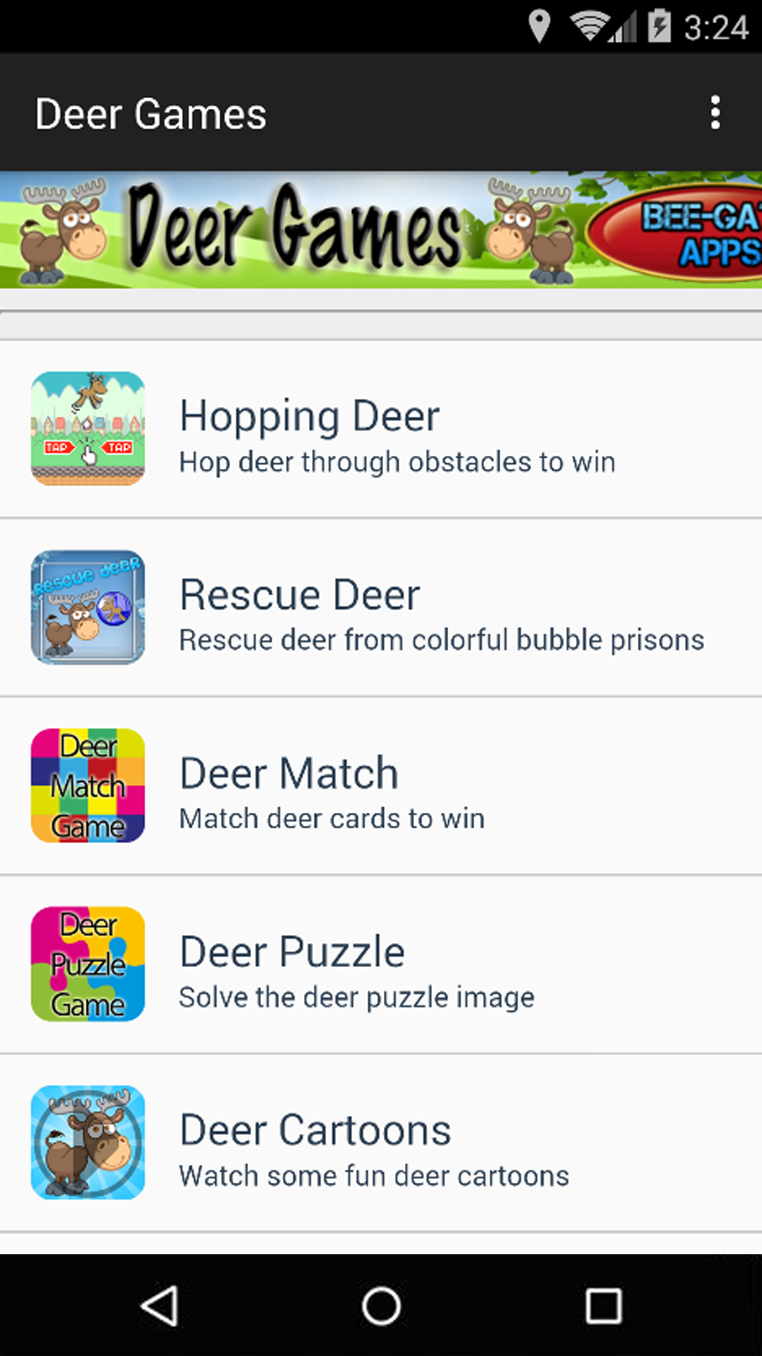 Deer Games for Kids Free - App on Amazon Appstore