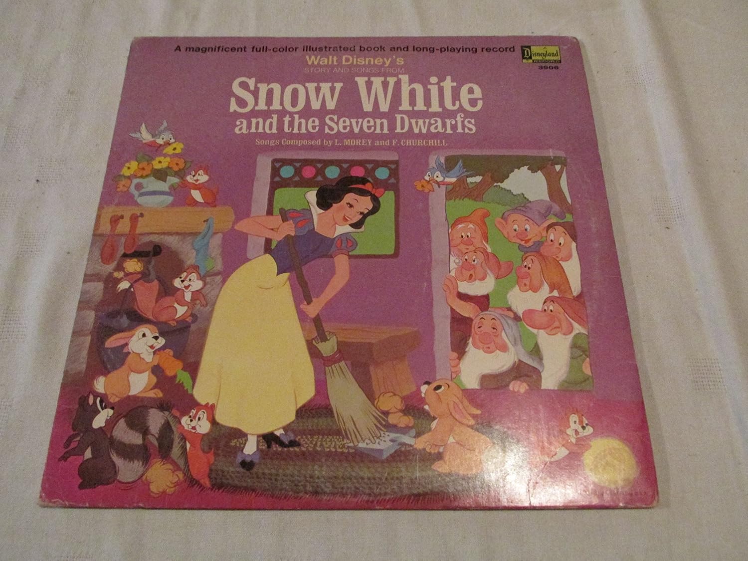 Walt Disney's Story and Songs From Snow White - Vinyl Record 1969 ...