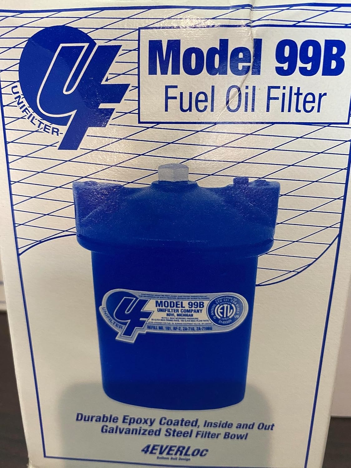 Amazon.com: General Oil 9302 Model 99B 3/8" Unifilter Fuel Oil Filter ...