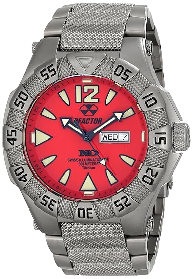 REACTOR Men's 52011 Gamma Never Dark Titanium Watch : Reactor: Amazon ...